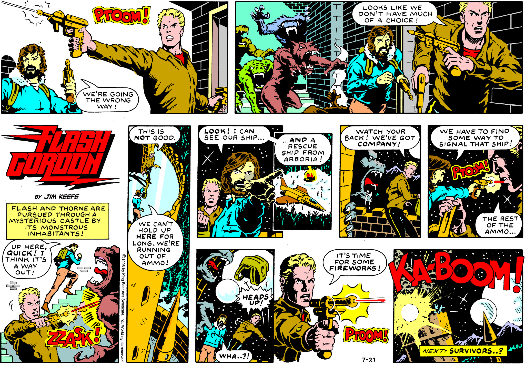 Flash Gordon Comic Strip 1996-07-21 | Comics Kingdom
