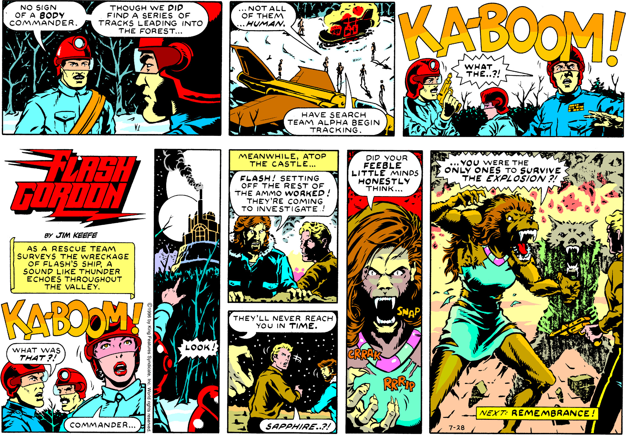 Flash Gordon Comic Strip 1996-07-28 | Comics Kingdom