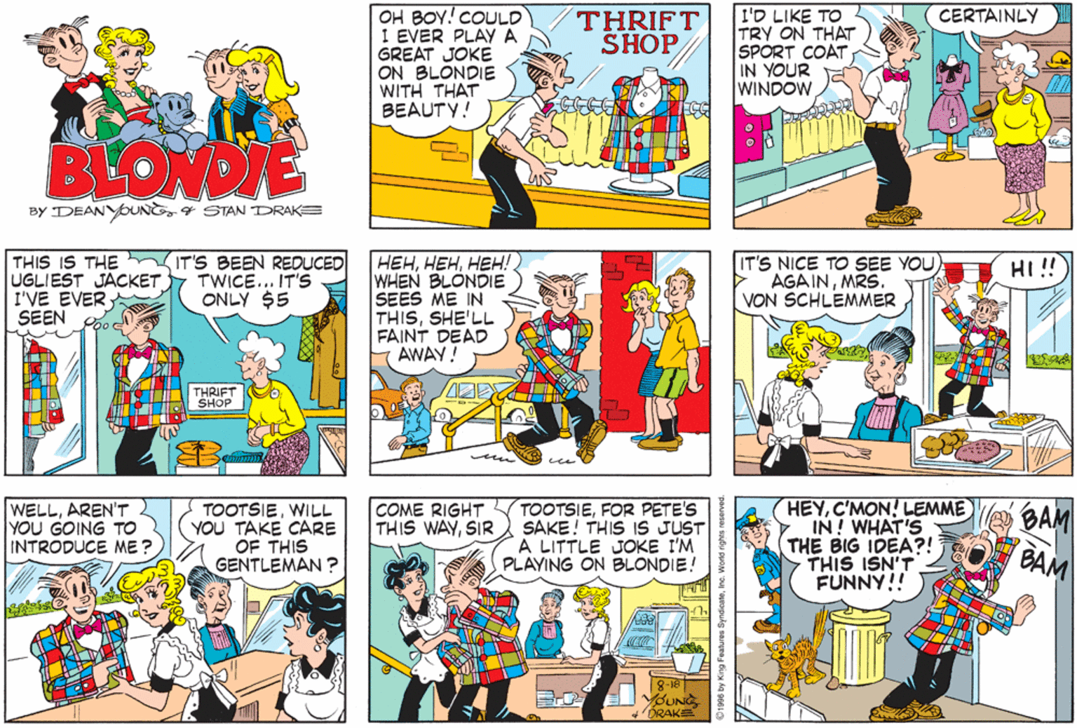 Blondie Comic Strip 1996-08-18 | Comics Kingdom