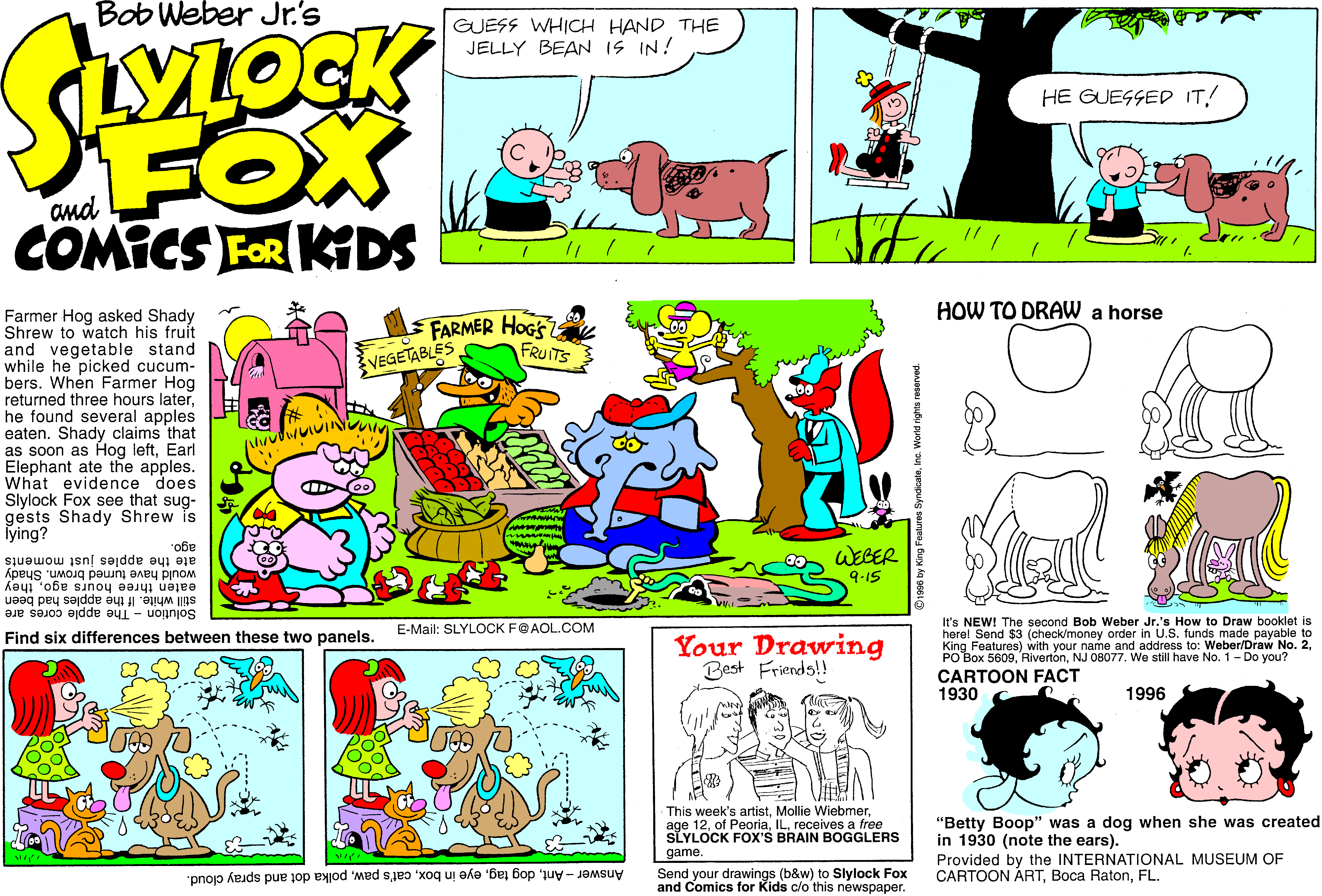 Slylock Fox Comic Strip 1996-09-15 | Comics Kingdom
