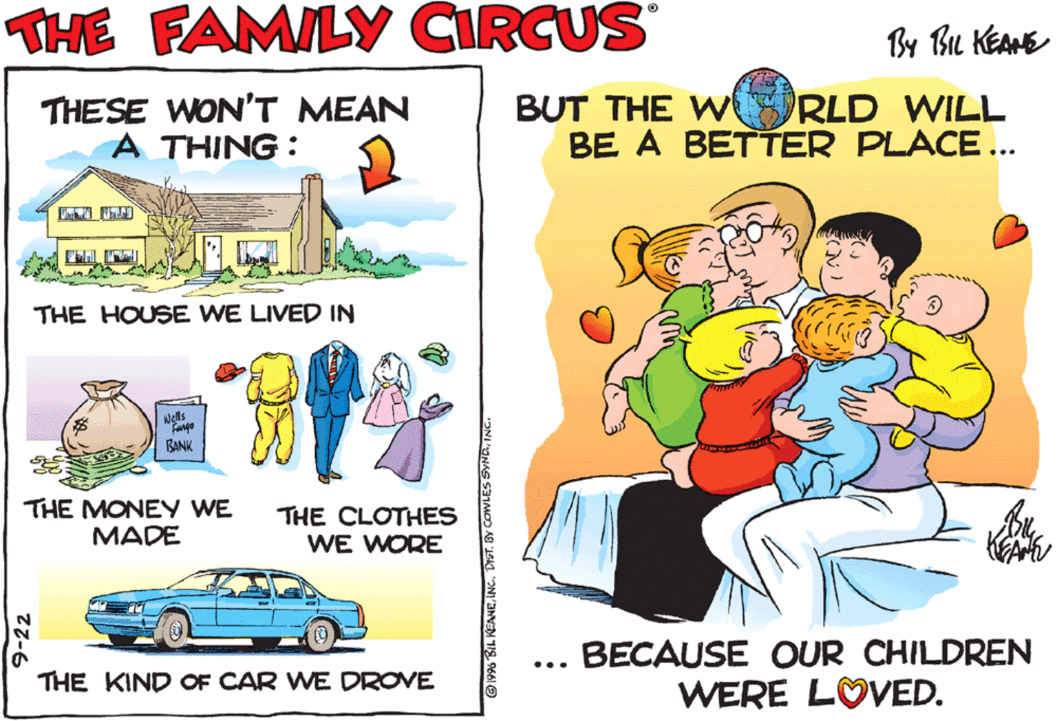 The Family Circus Comic Strip 1996-09-22 | Comics Kingdom