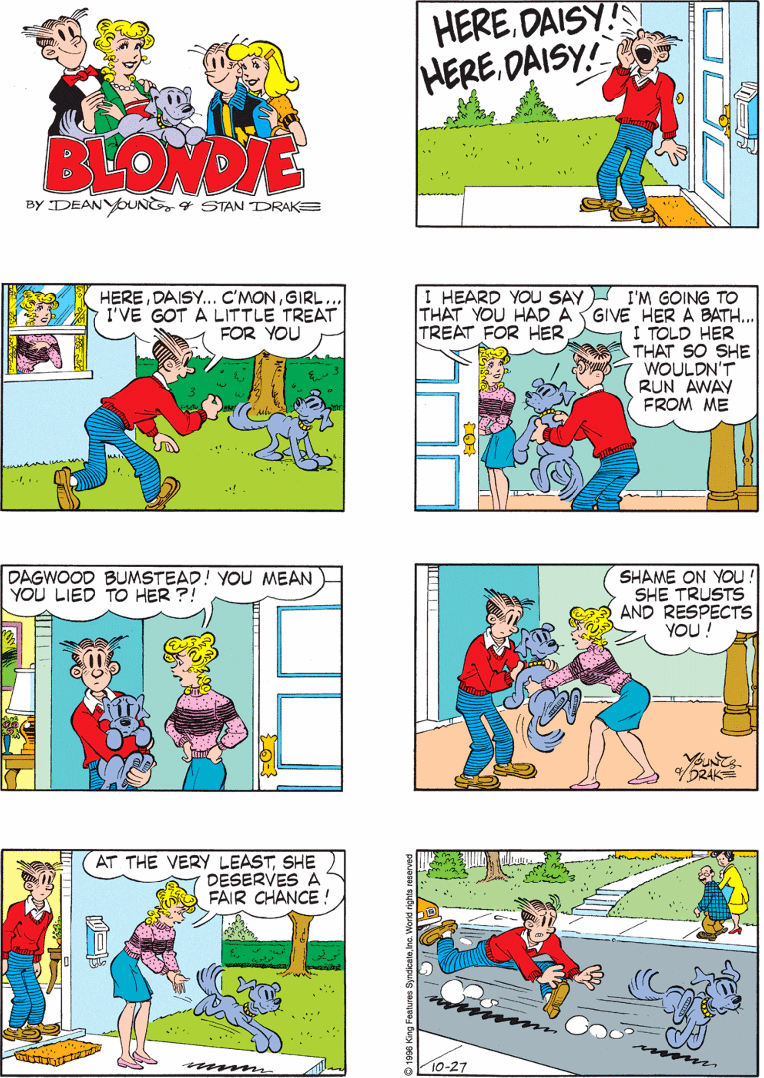 Blondie Comic Strip 1996-10-27 | Comics Kingdom