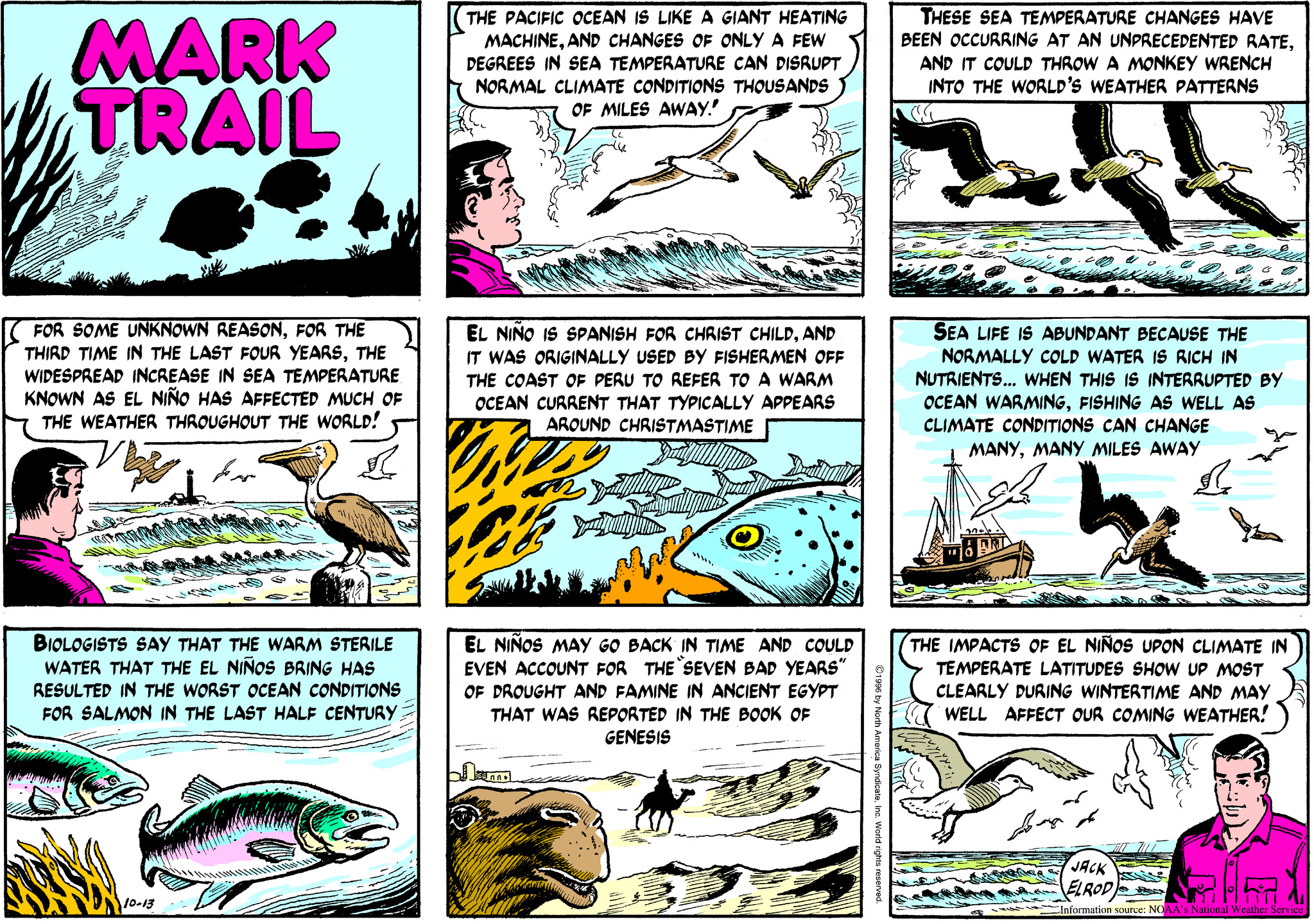 Mark Trail Comic Strip 1996-10-13 | Comics Kingdom