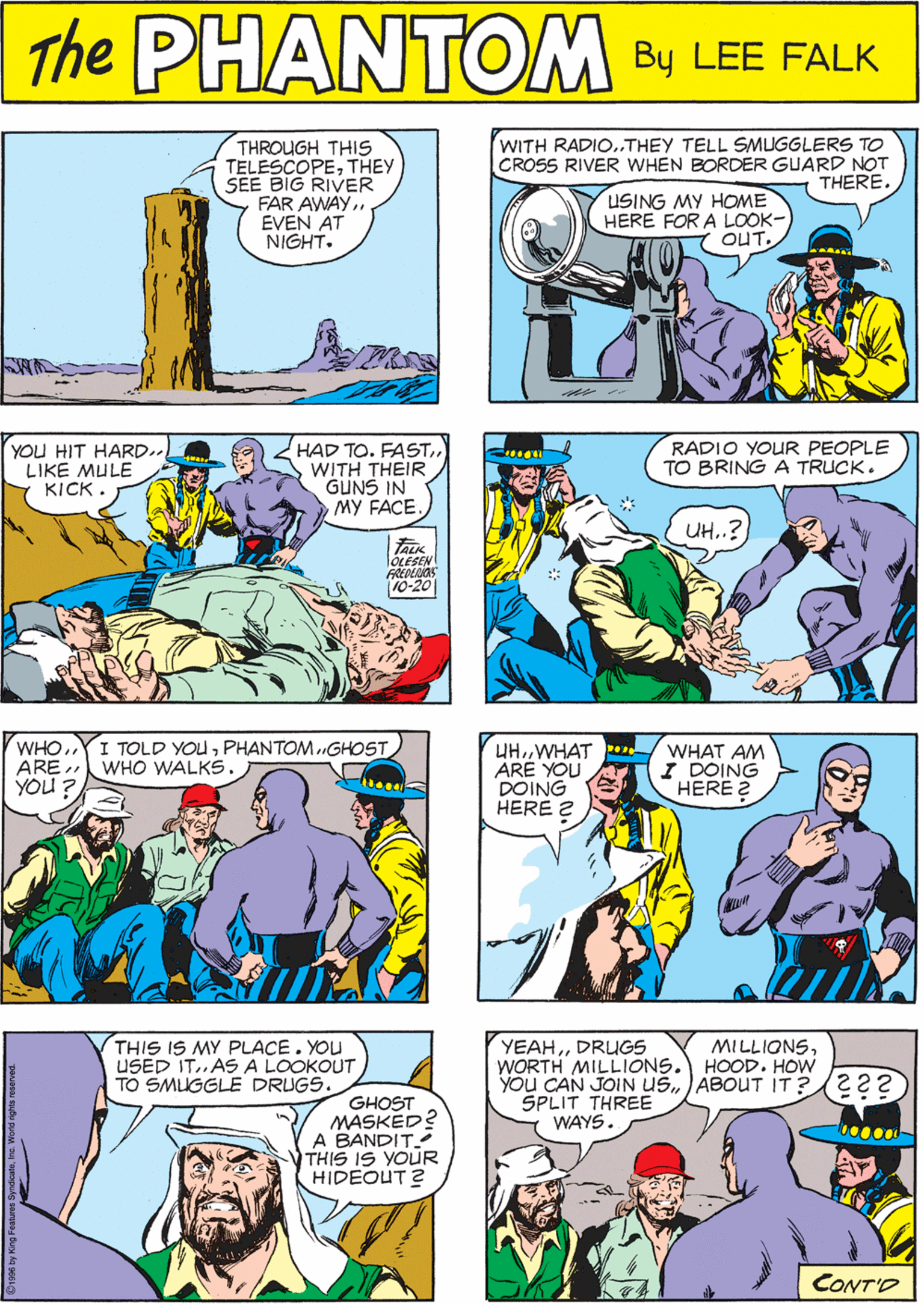 The Phantom Comic Strip 1996-10-20 | Comics Kingdom