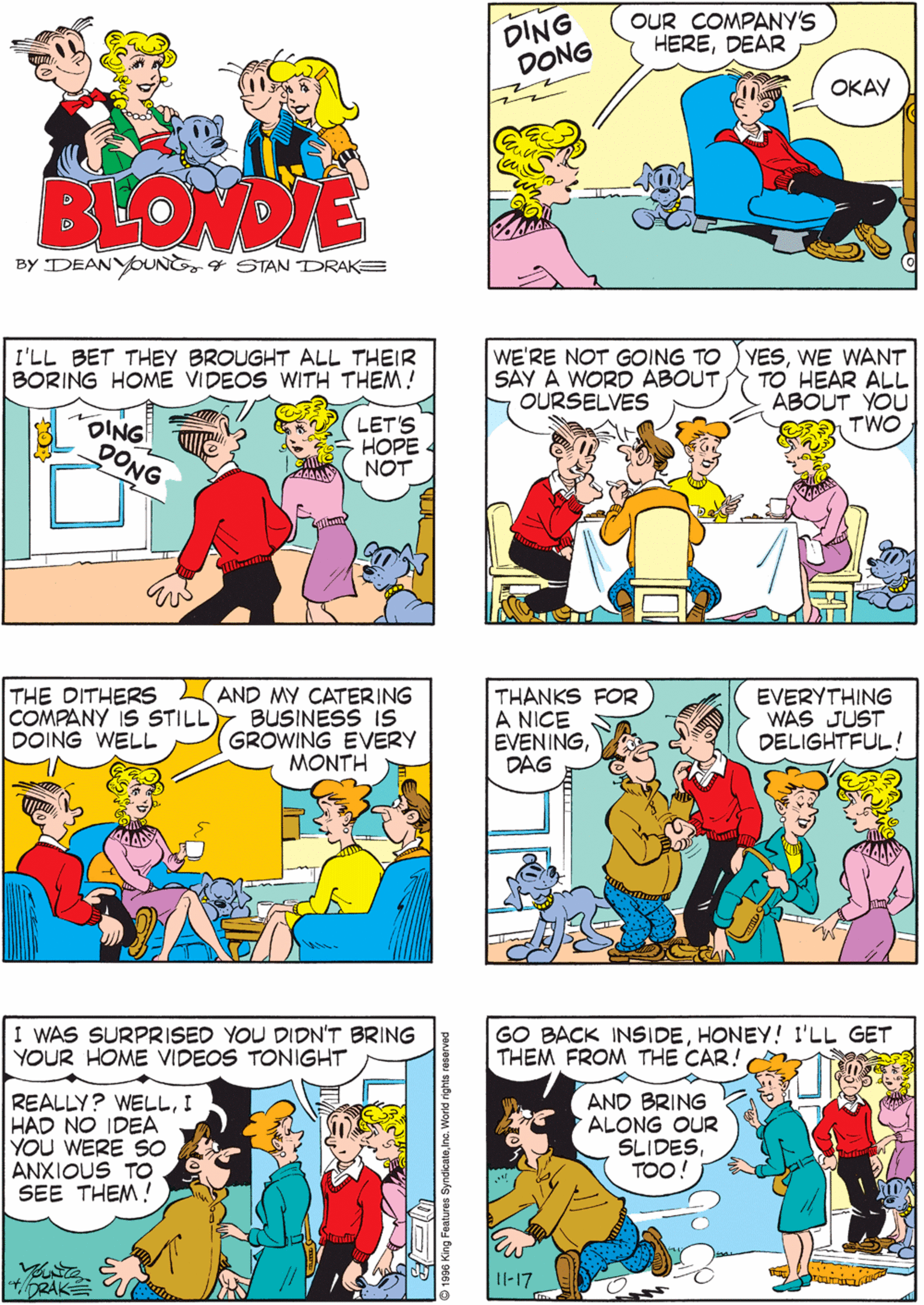 Blondie Comic Strip 1996-11-17 | Comics Kingdom