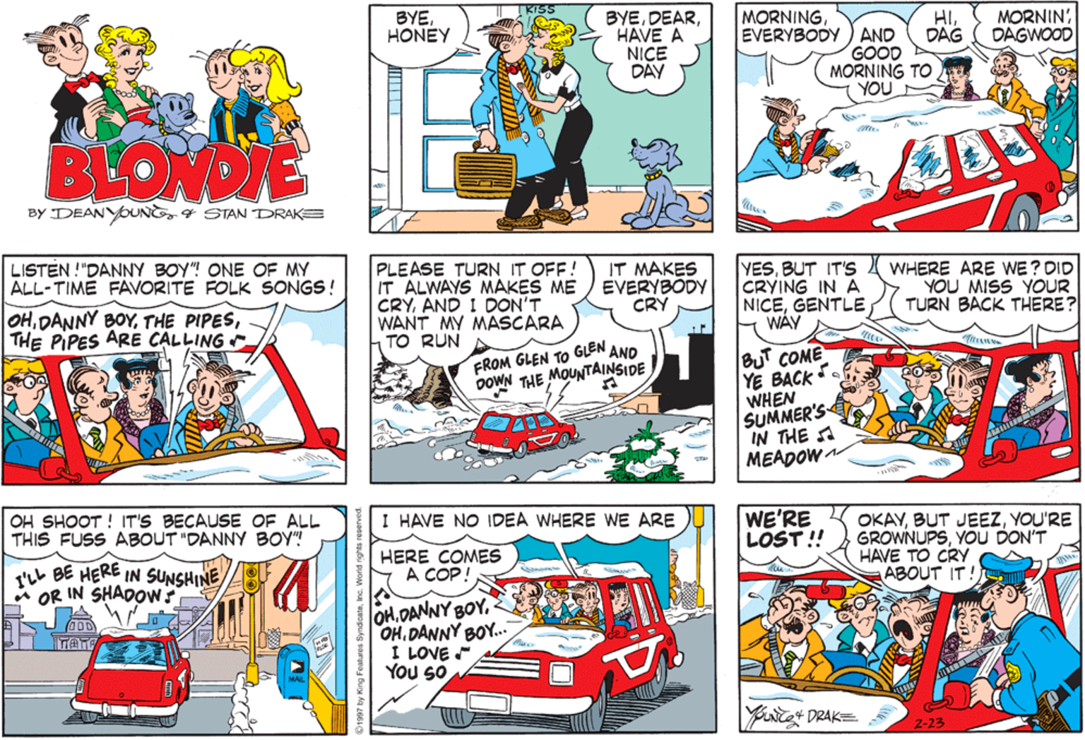 Blondie Comic Strip 1997 02 23 Comics Kingdom