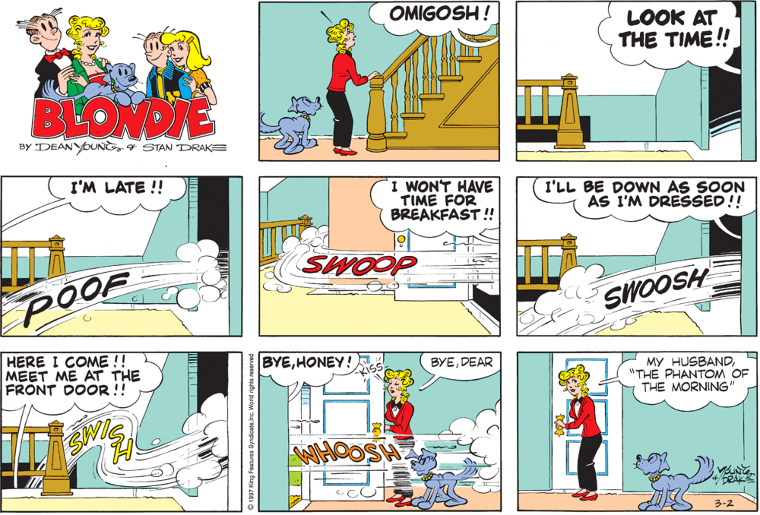 Blondie Comic Strip 1997 03 02 Comics Kingdom