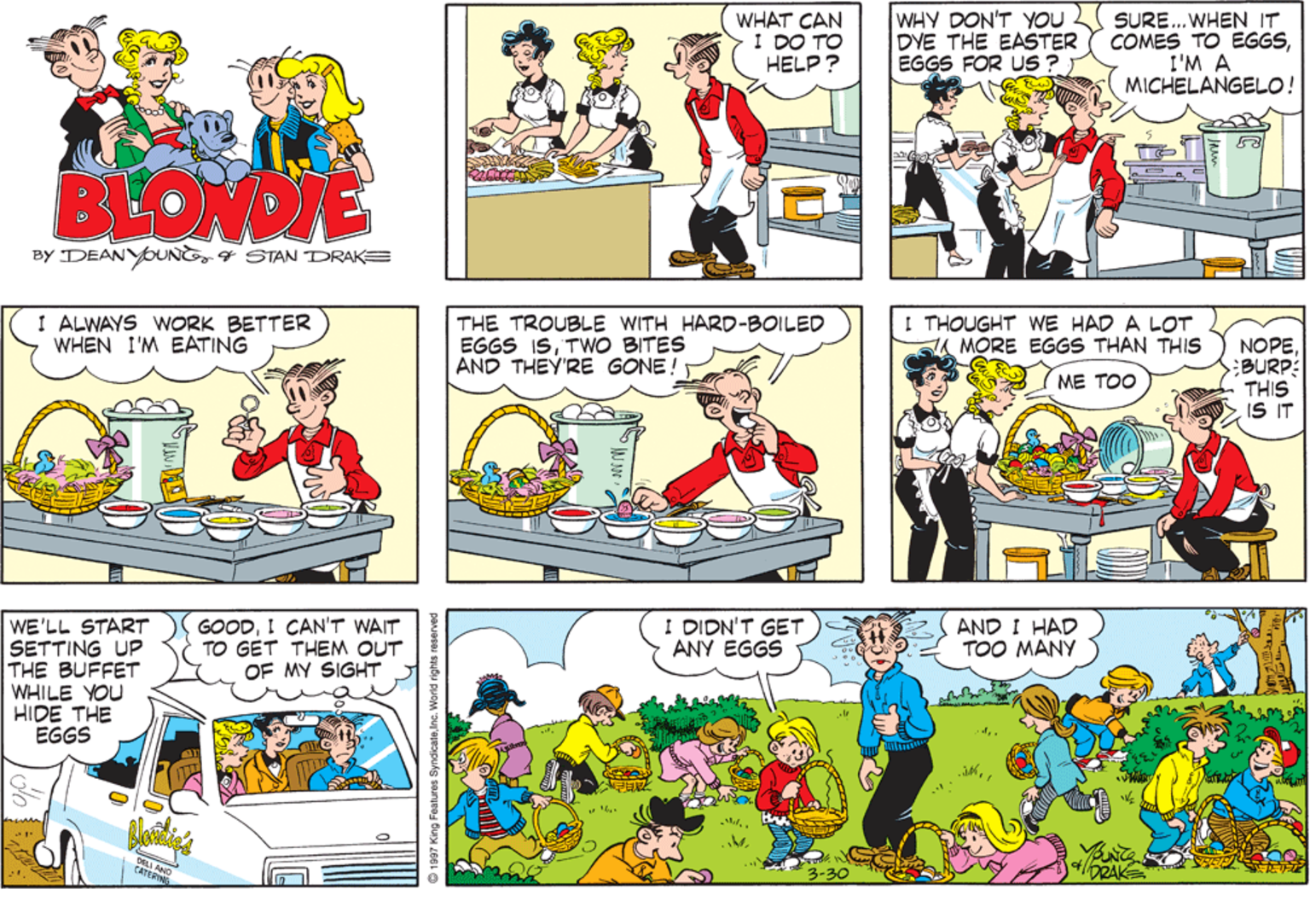 Blondie Comic Strip 1997-03-30 | Comics Kingdom