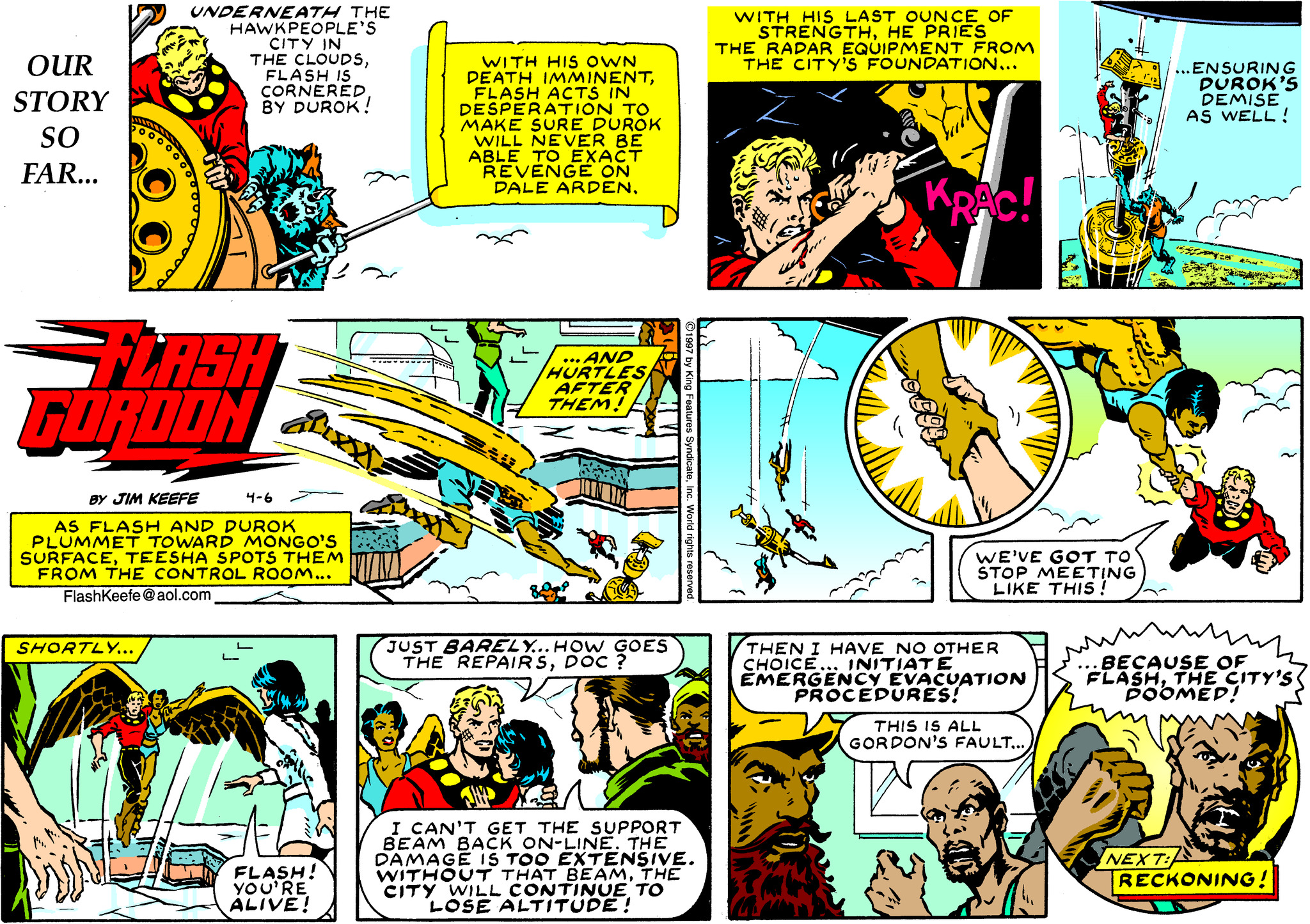 Flash Gordon Comic Strip 1997-04-06 | Comics Kingdom