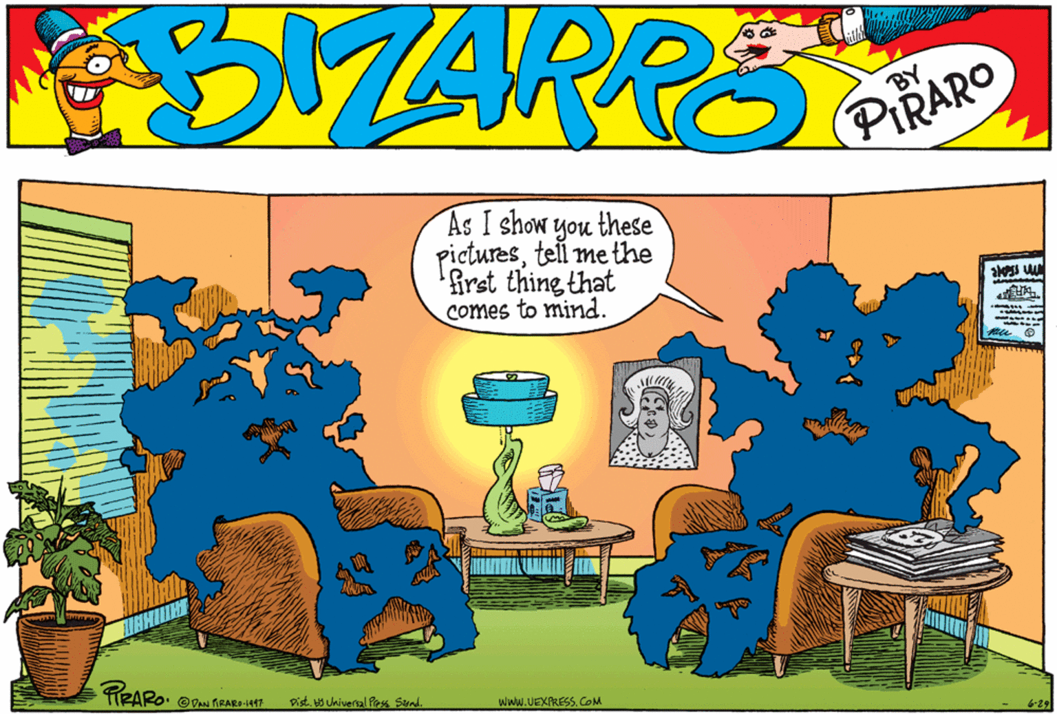 Bizarro Comic Strip 1997-06-29 | Comics Kingdom