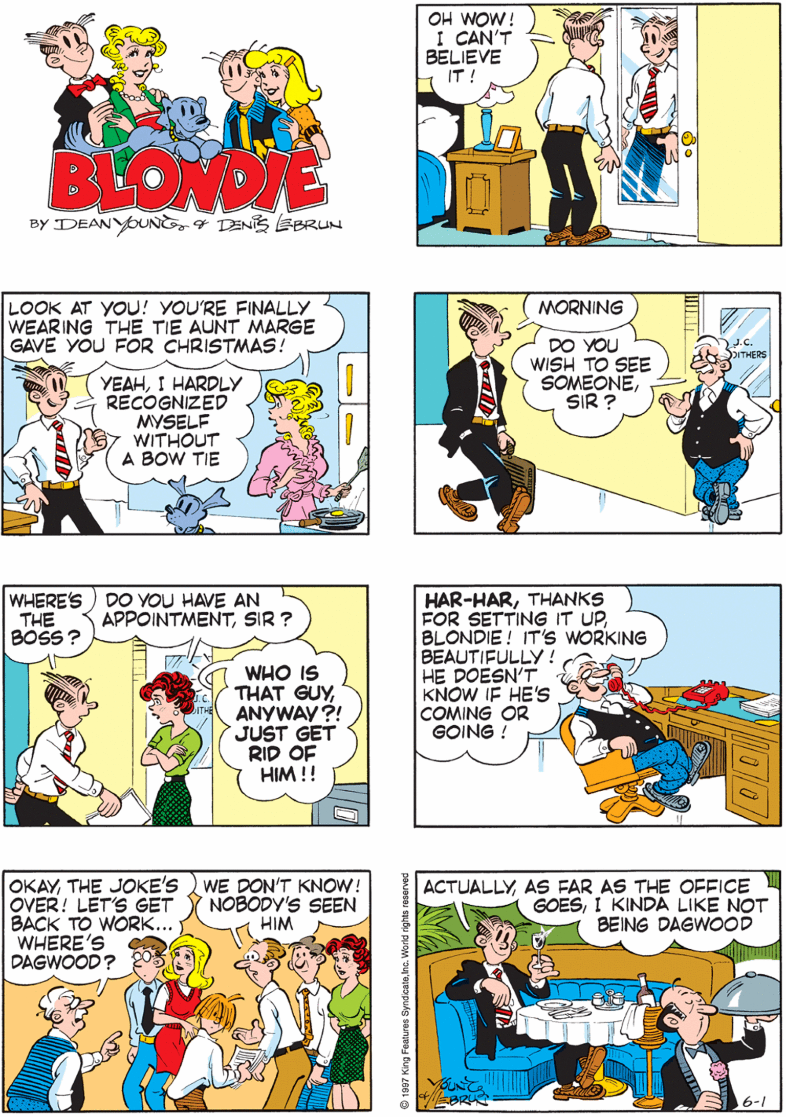 Blondie Comic Strip 1997-06-01 | Comics Kingdom