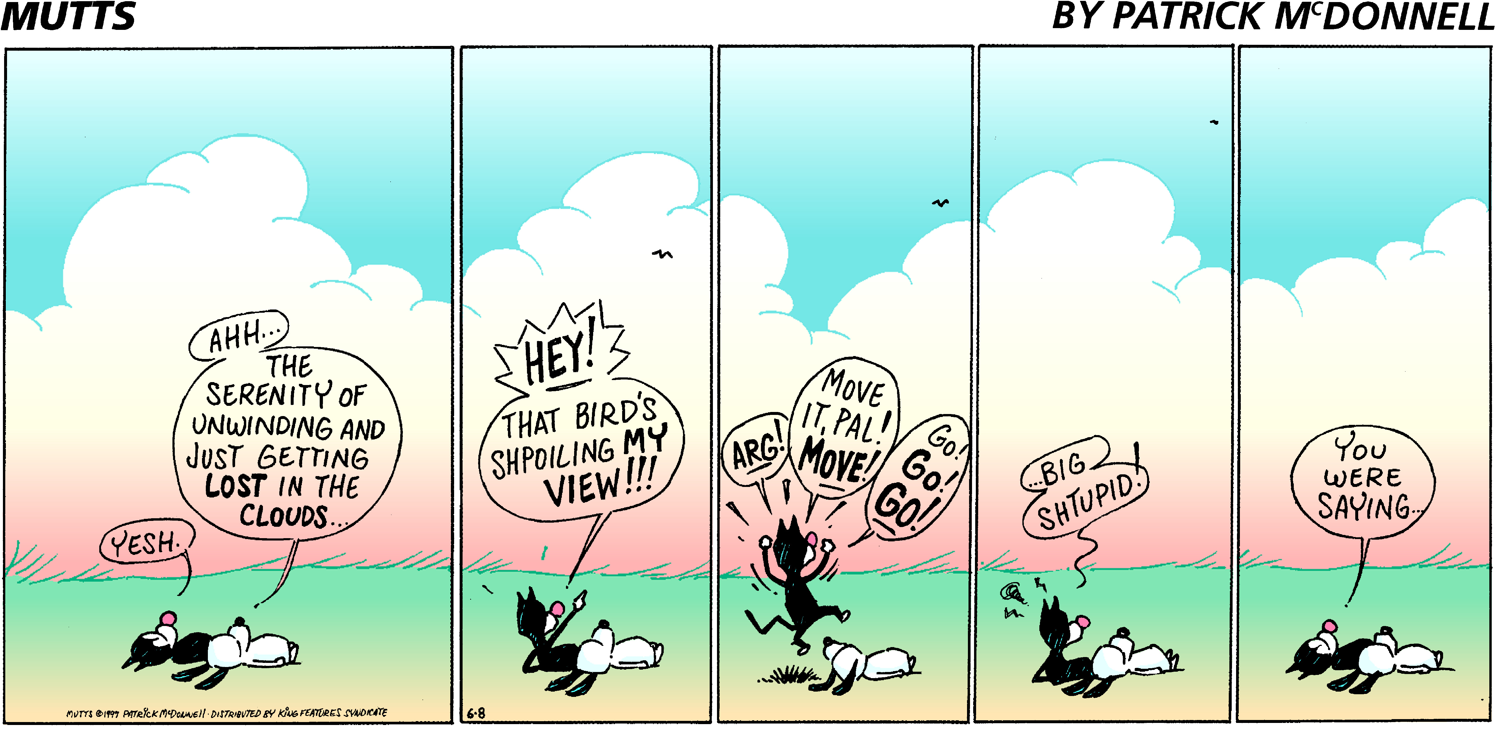 Mutts Comic Strip 1997-06-08 | Comics Kingdom