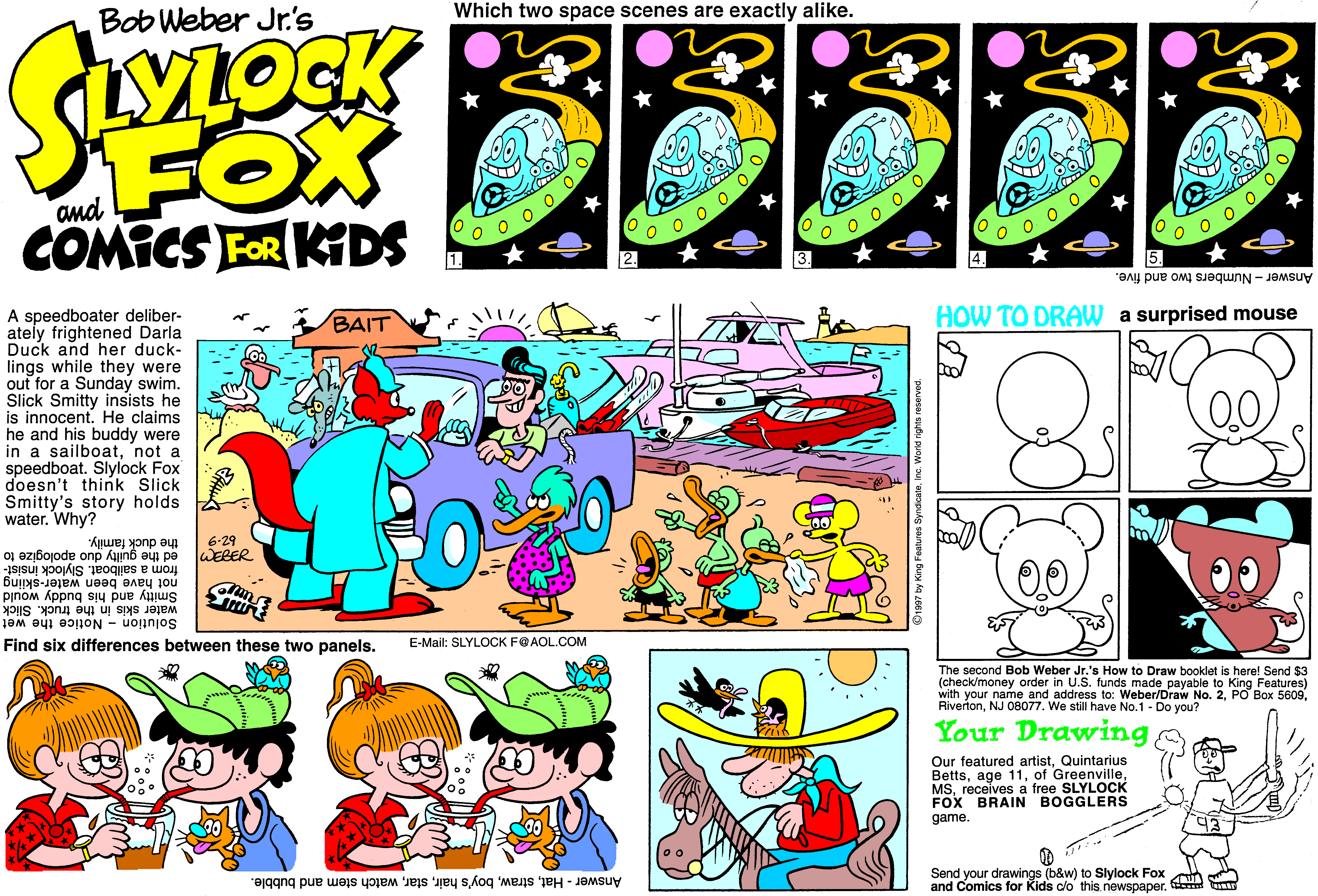 Slylock Fox Comic Strip 1997-06-29 | Comics Kingdom