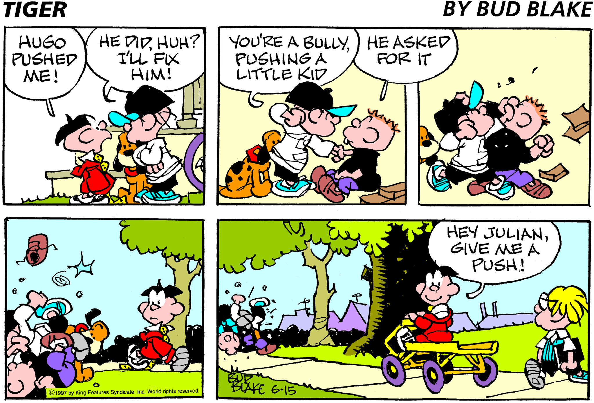 Tiger Comic Strip 1997-06-15 | Comics Kingdom
