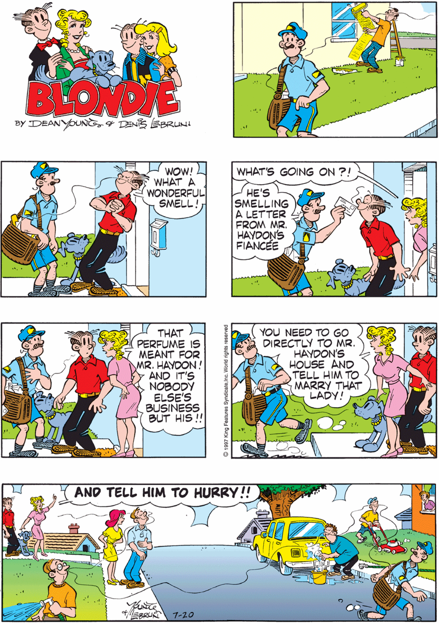 Blondie Comic Strip 1997-07-20 | Comics Kingdom