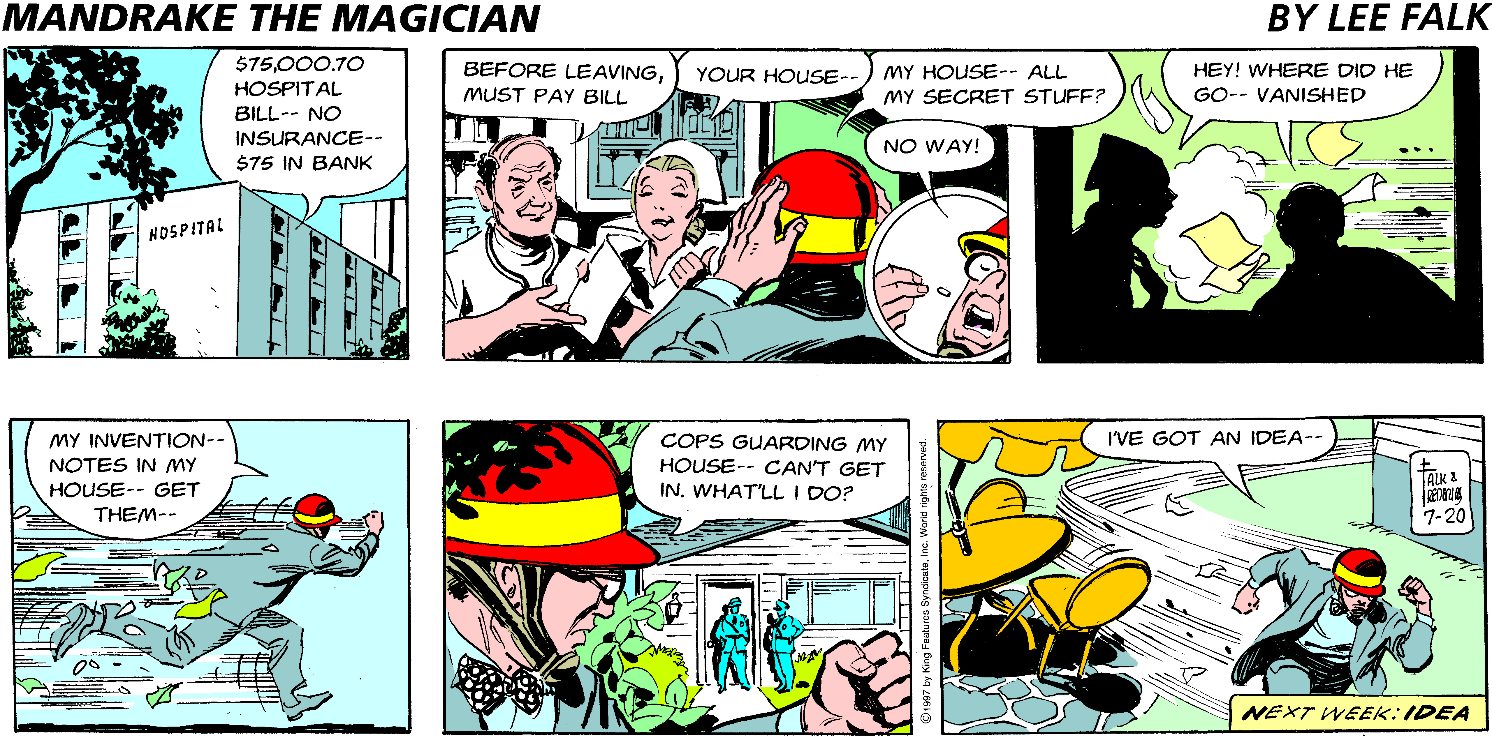 Mandrake The Magician Comic Strip 1997-07-20 | Comics Kingdom
