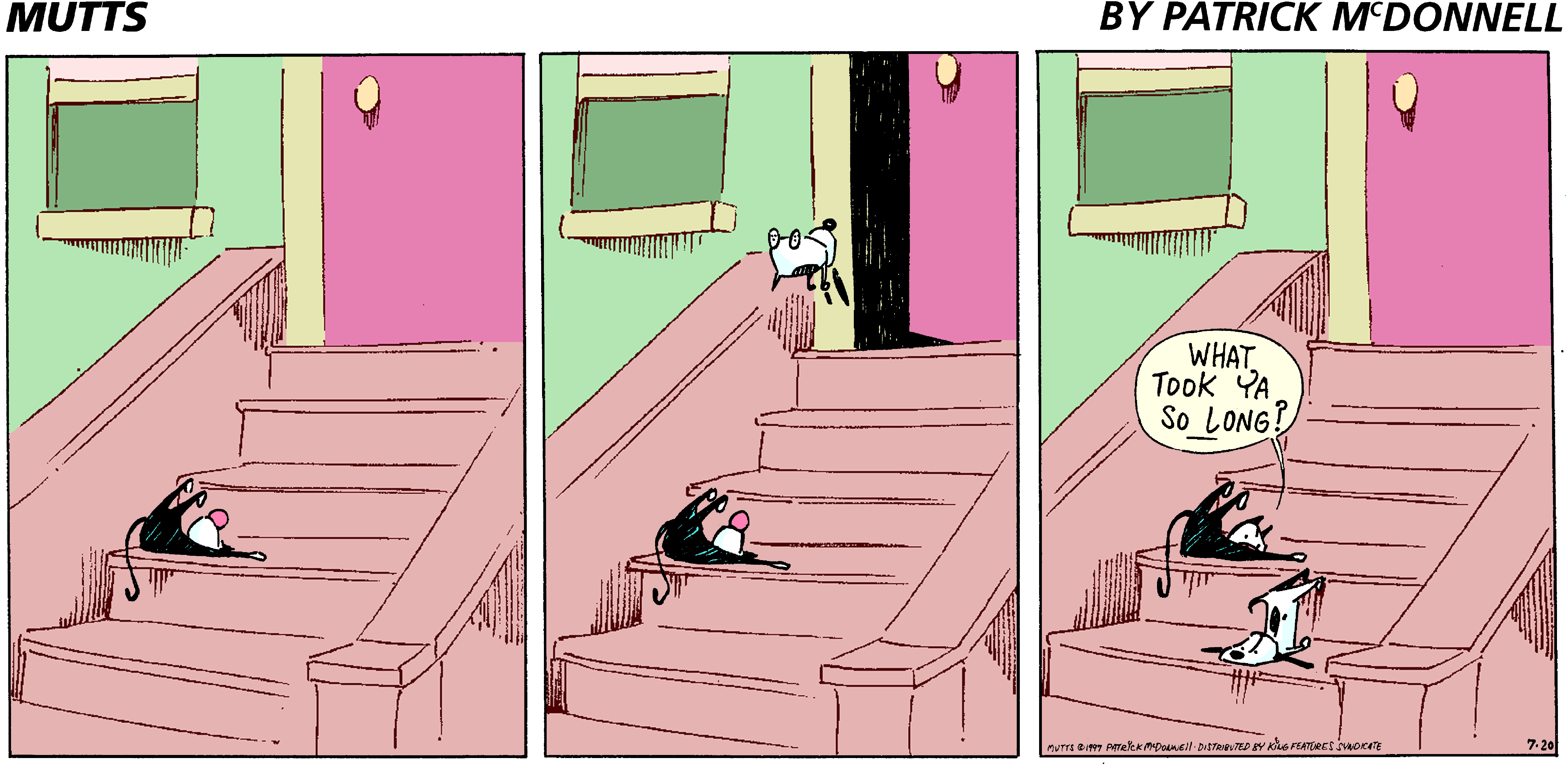 Mutts Comic Strip 1997-07-20 | Comics Kingdom