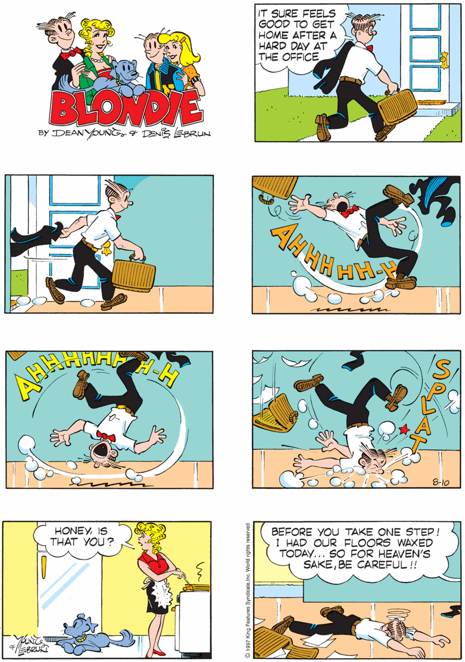 Blondie Comic Strip 1997-08-10 | Comics Kingdom