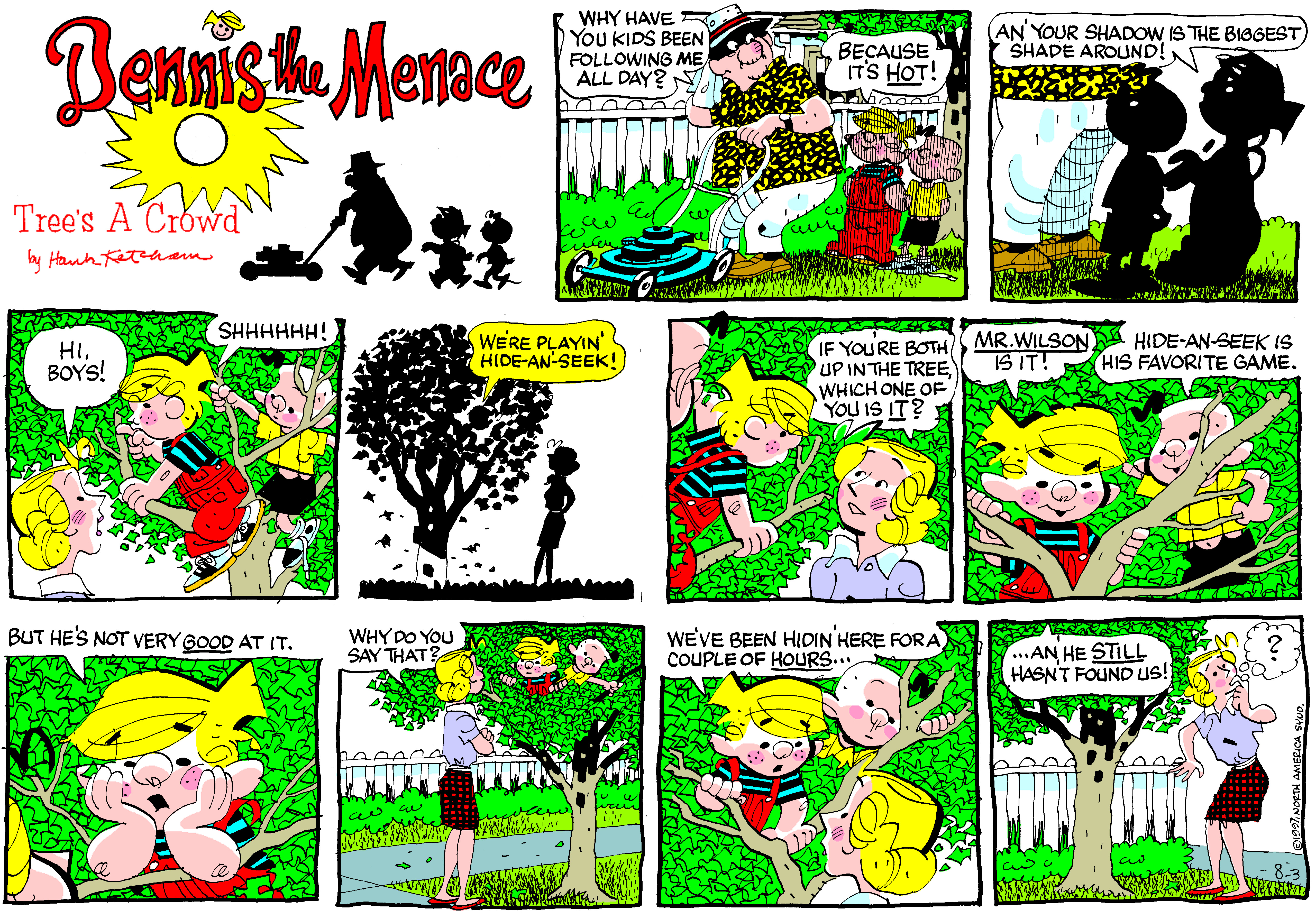 Dennis The Menace Comic Strip 1997-08-03 | Comics Kingdom