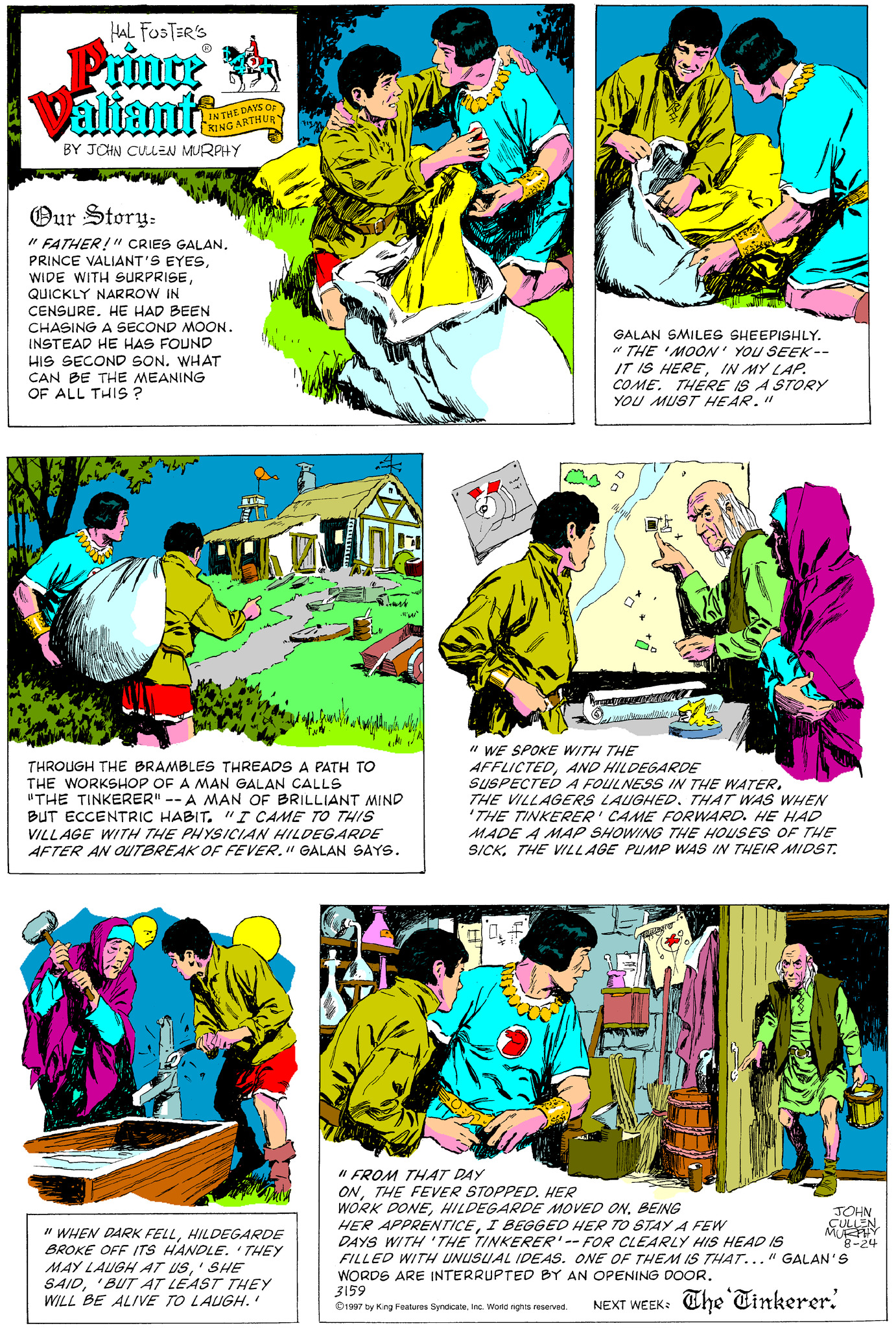 Prince Valiant Comic Strip 1997-08-24 | Comics Kingdom