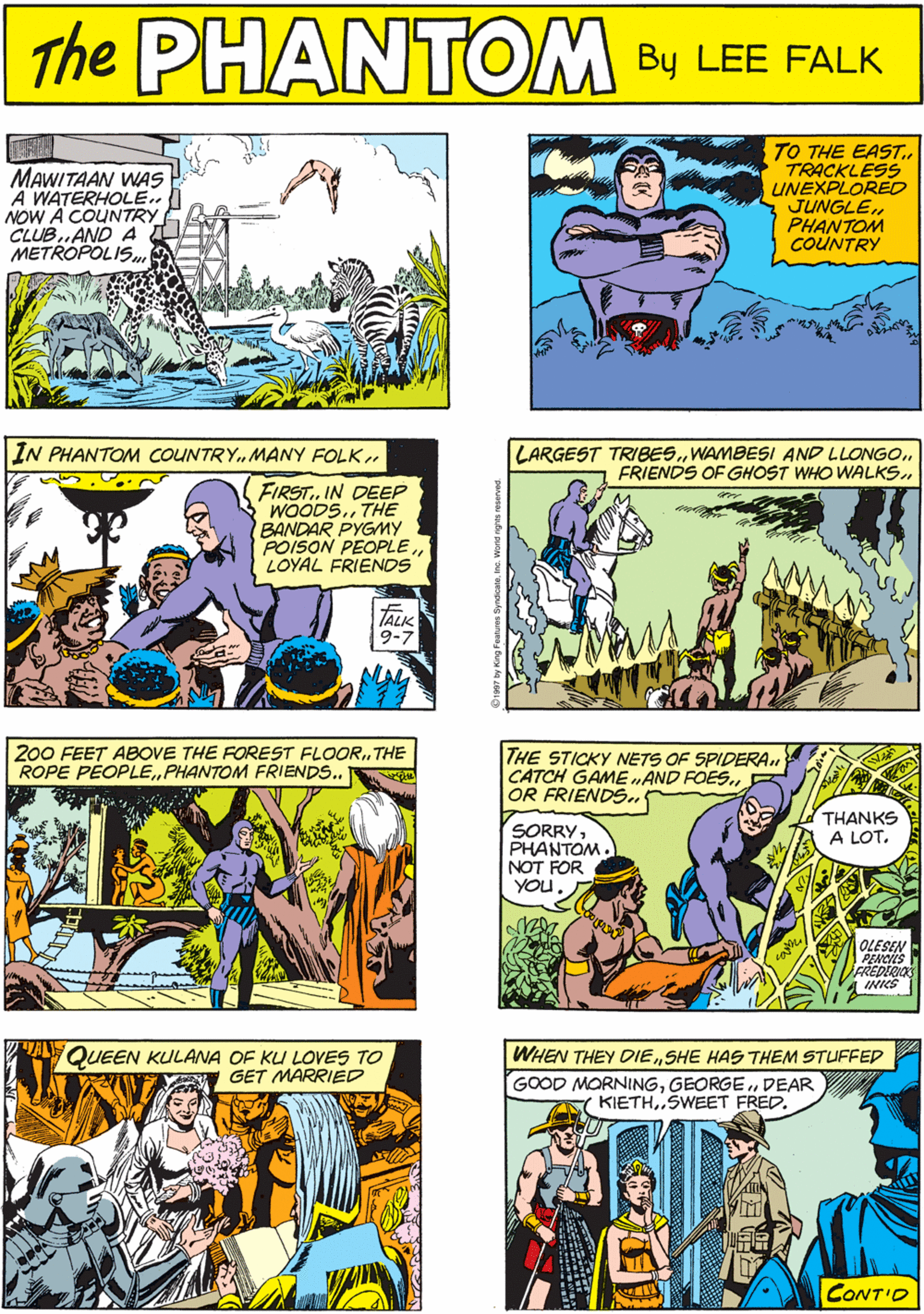 The Phantom Comic Strip 1997-09-07 | Comics Kingdom