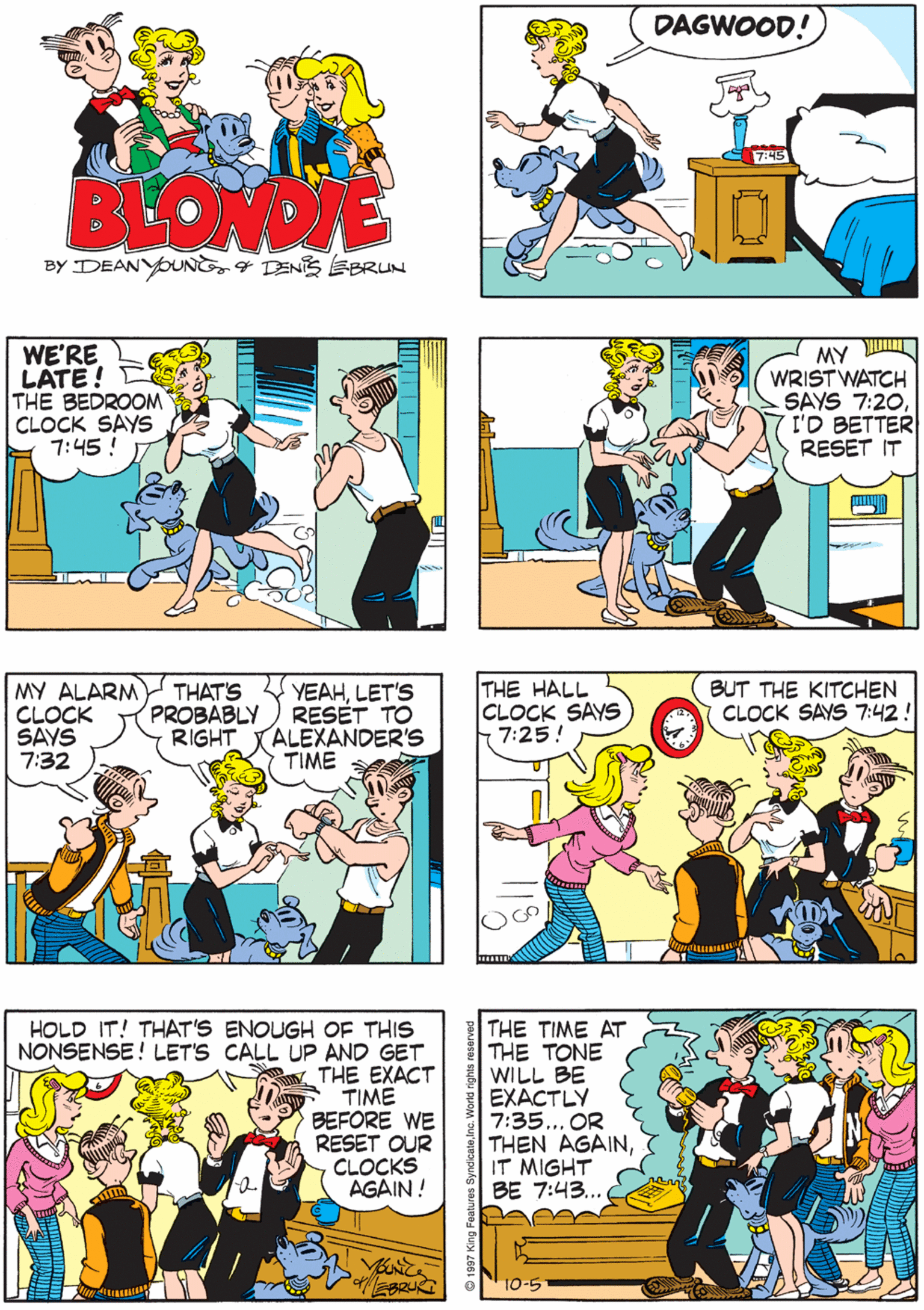 Blondie Comic Strip 1997-10-05 | Comics Kingdom