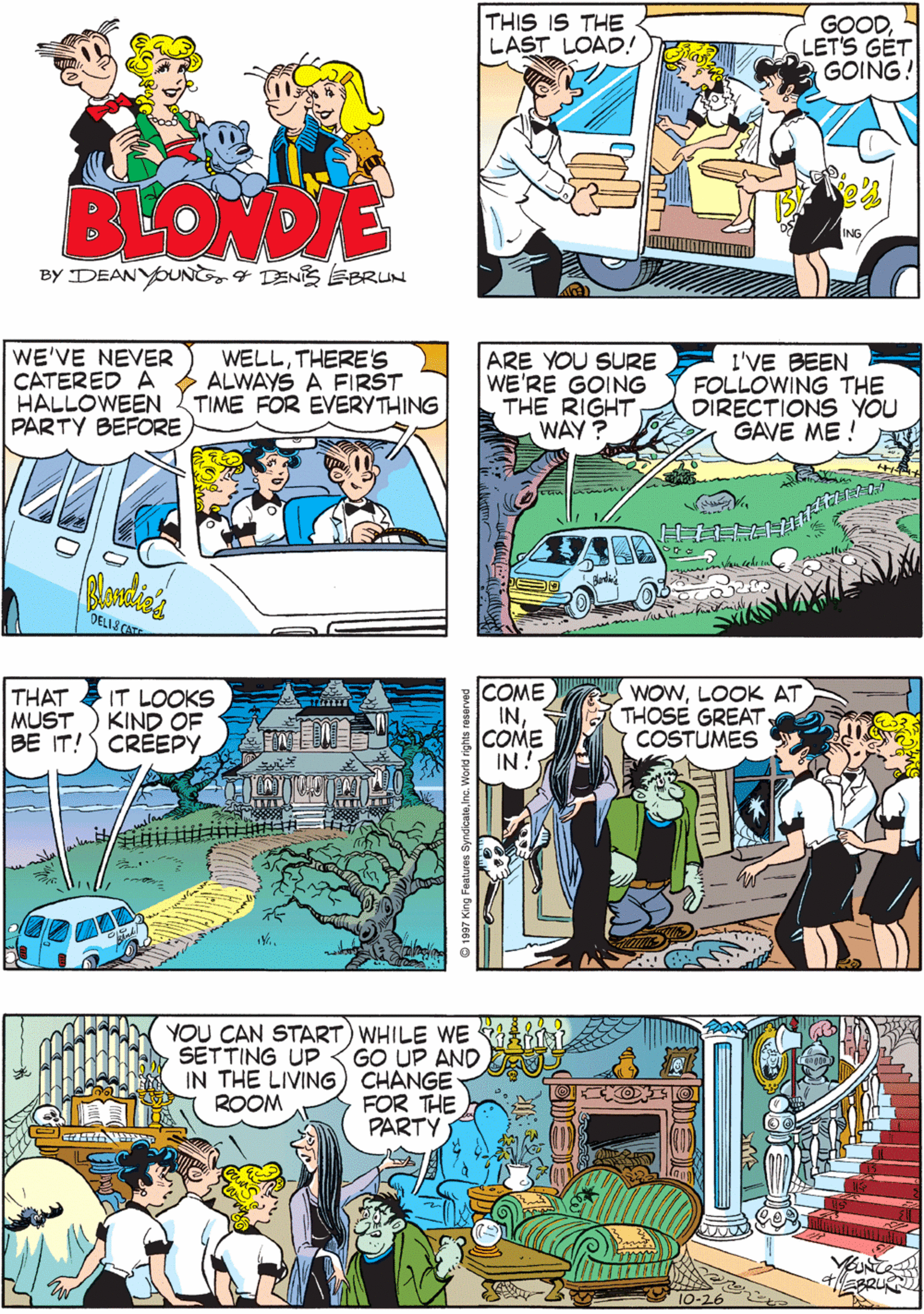 Blondie Comic Strip 1997-10-26 | Comics Kingdom