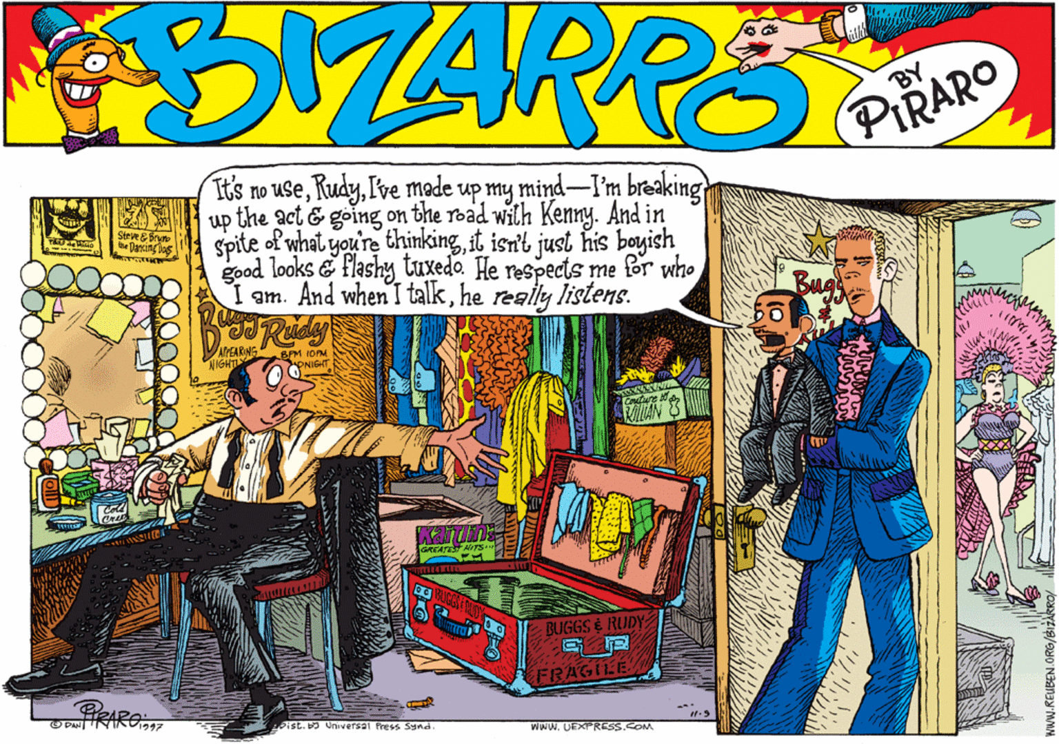 Bizarro Comic Strip 1997-11-09 | Comics Kingdom