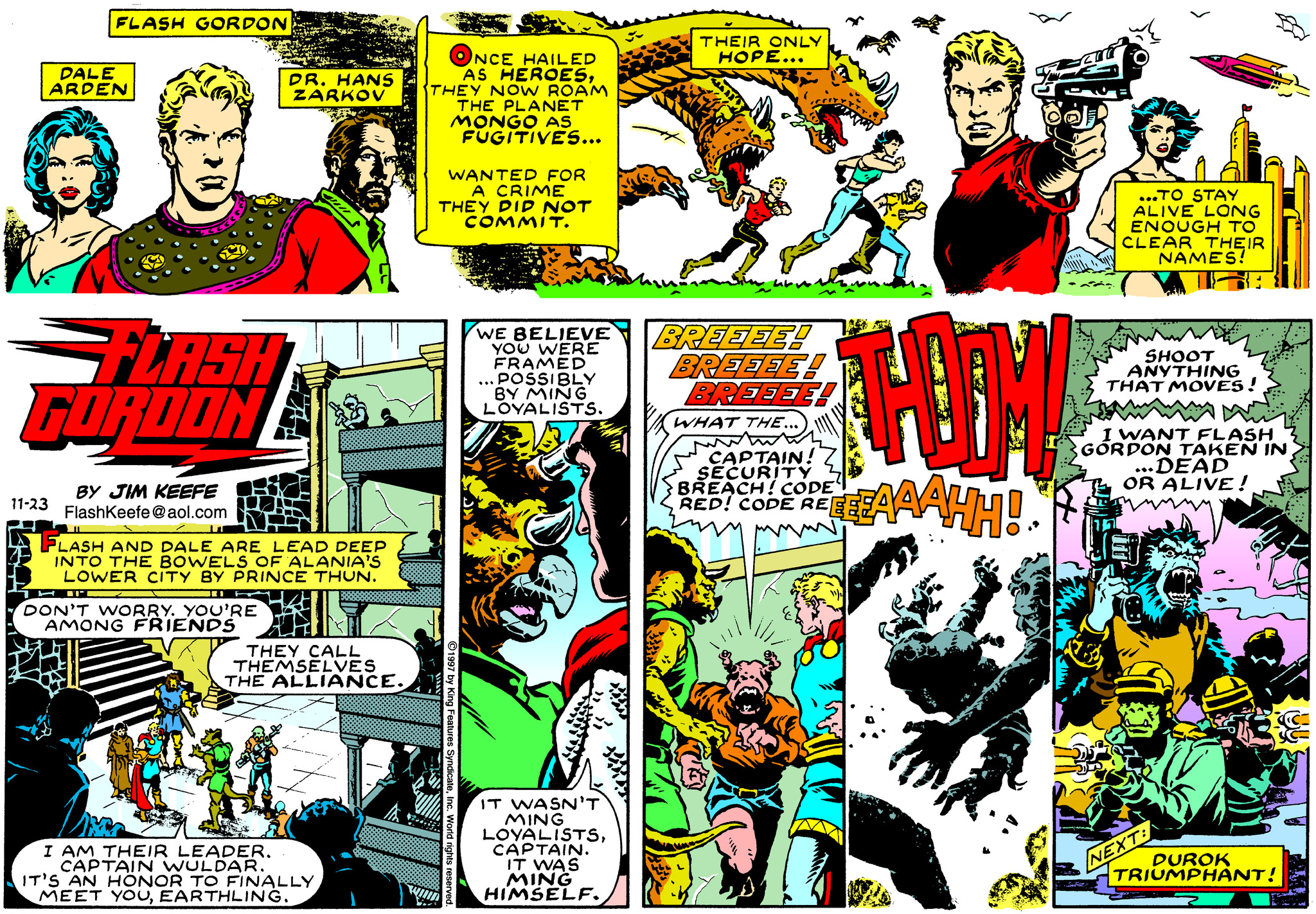 Flash Gordon Comic Strip 1997-11-23 | Comics Kingdom