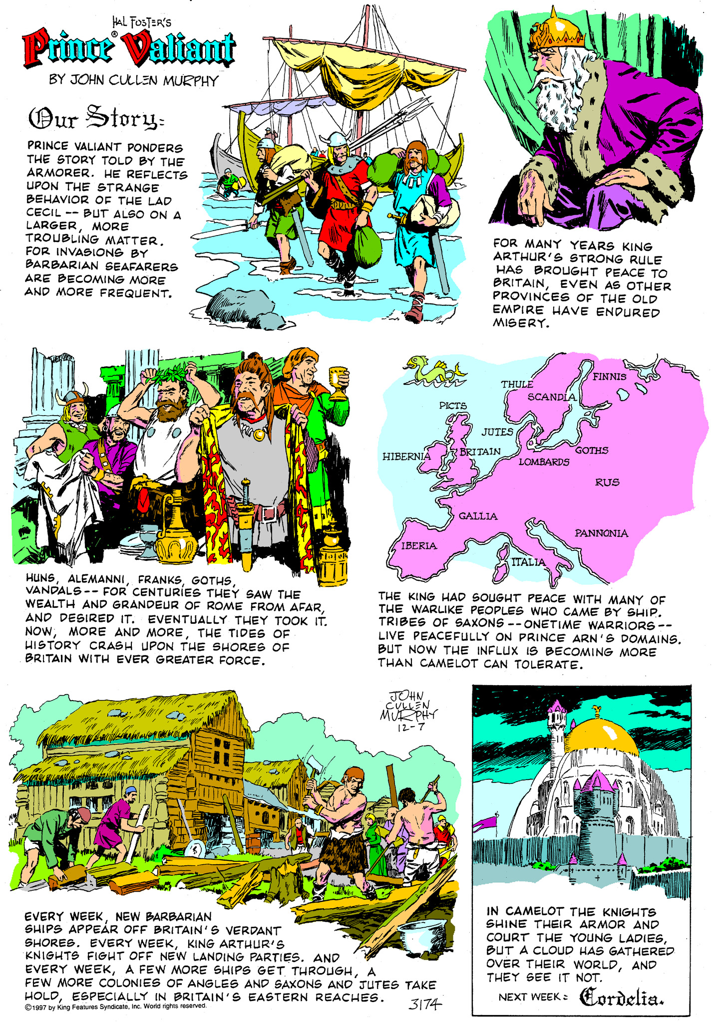 Prince Valiant Comic Strip 1997-12-07 | Comics Kingdom