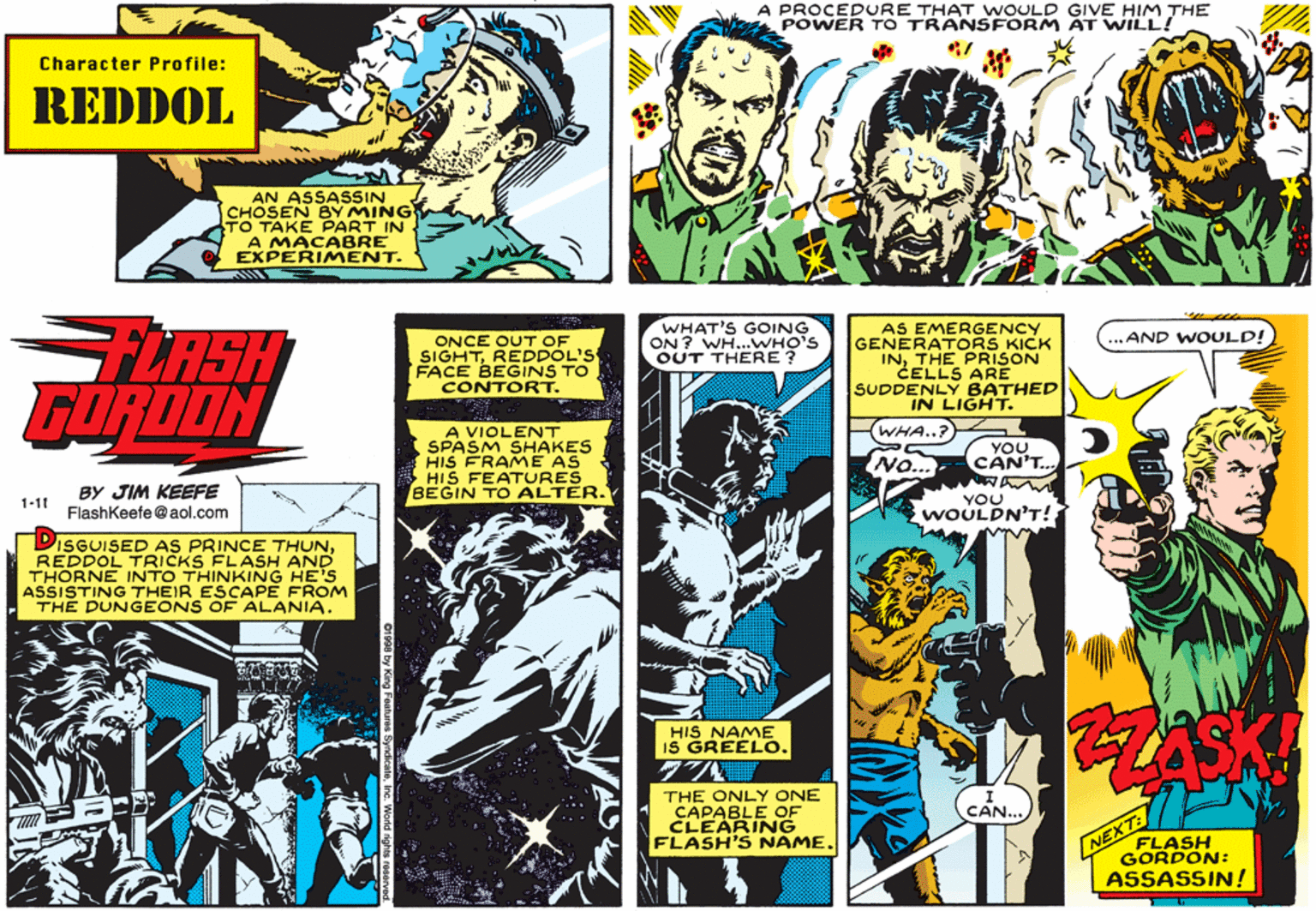 Flash Gordon Comic Strip 1998-01-11 | Comics Kingdom