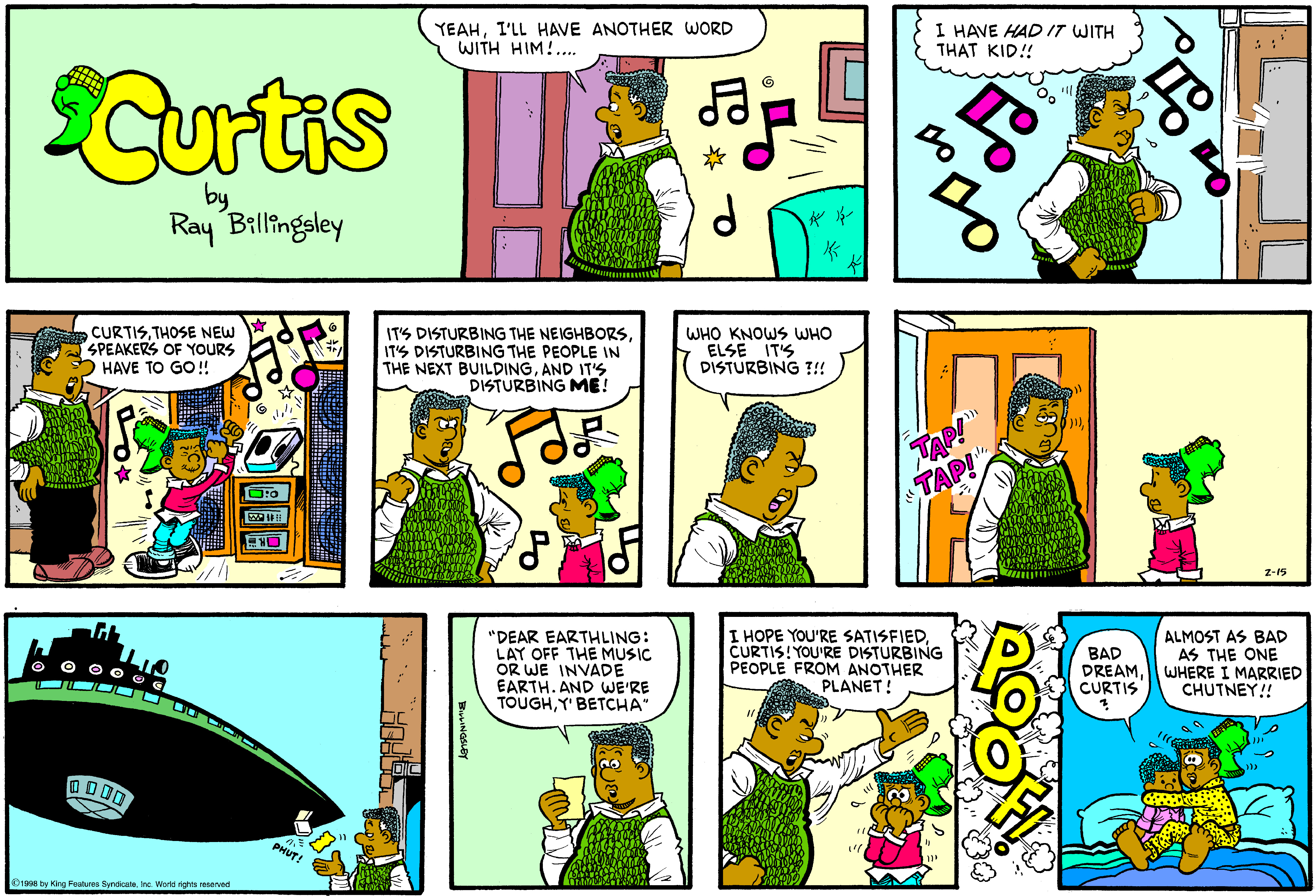 Curtis Comic Strip 1998-02-15 | Comics Kingdom