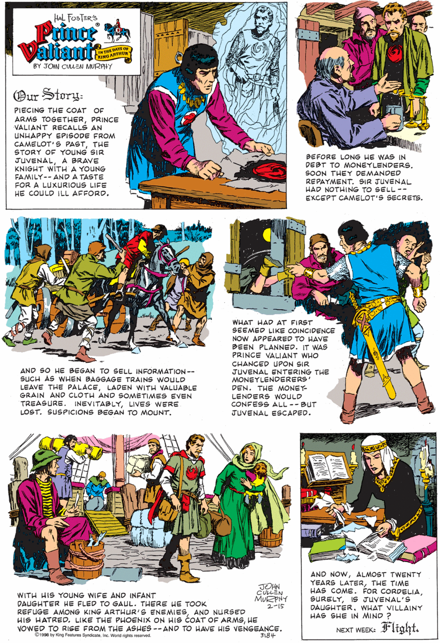 Prince Valiant Comic Strip 1998-02-15 | Comics Kingdom