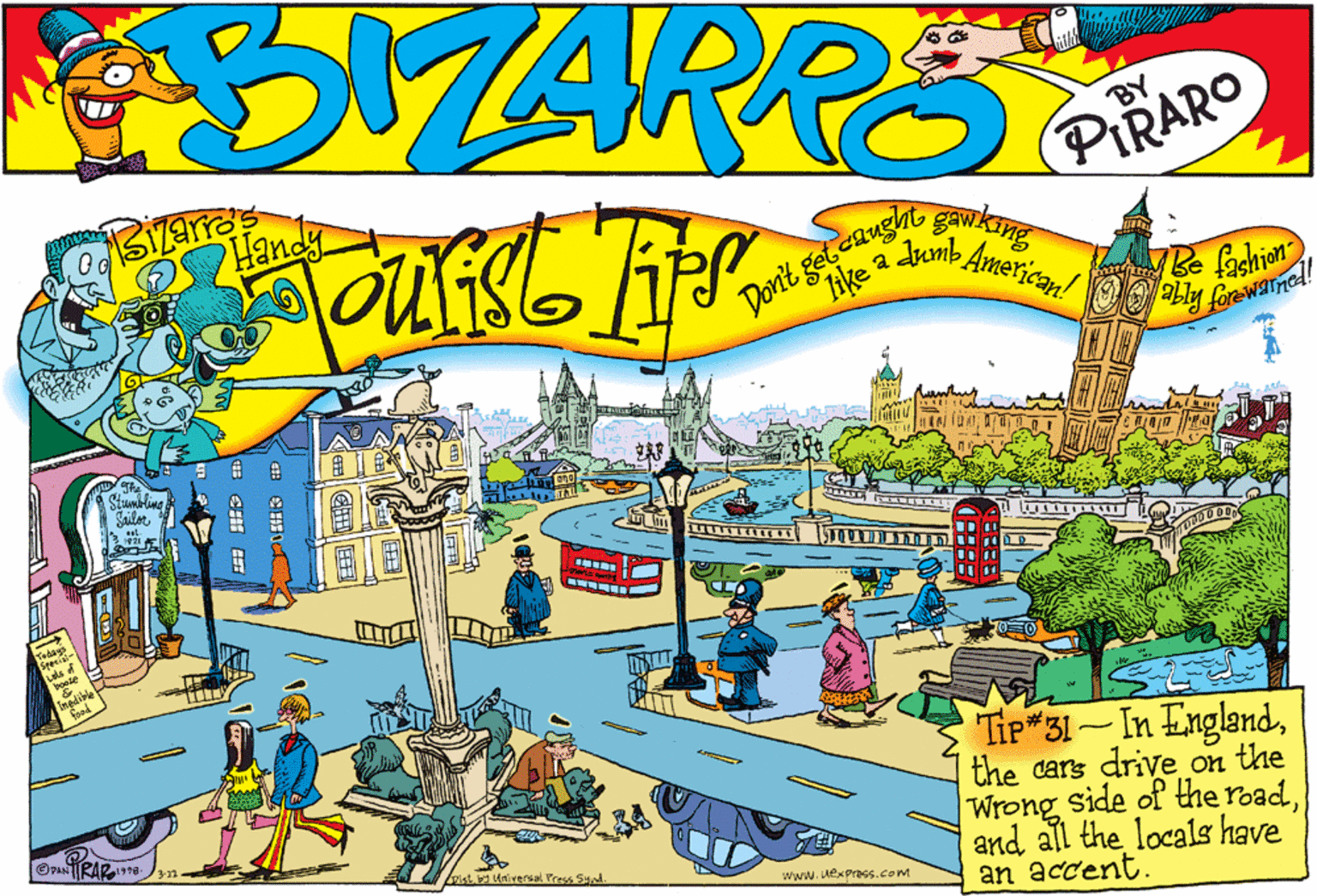 Bizarro Comic Strip 1998-03-22 | Comics Kingdom