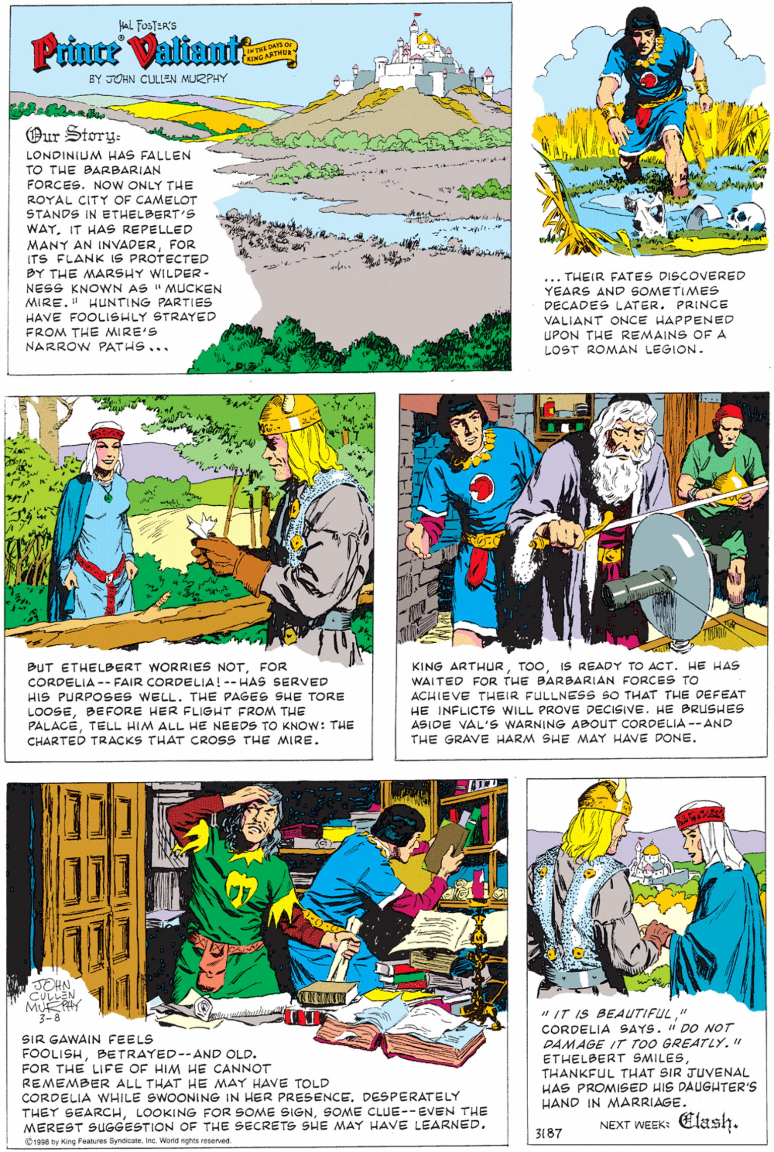 Prince Valiant Comic Strip 1998-03-08 | Comics Kingdom