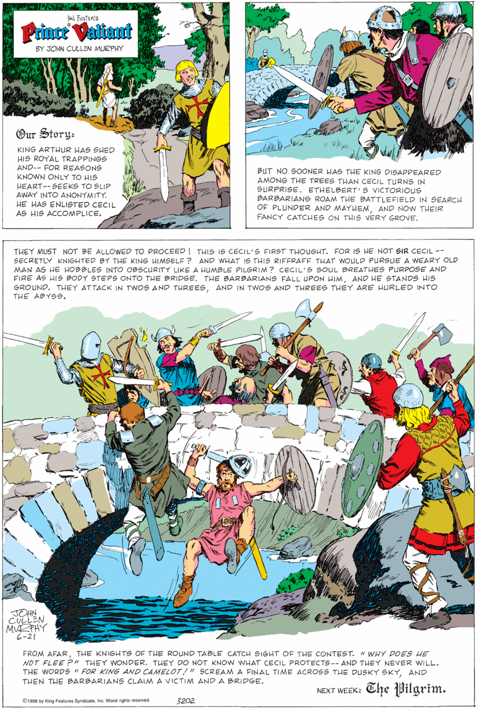 Prince Valiant Comic Strip 1998-06-21 | Comics Kingdom