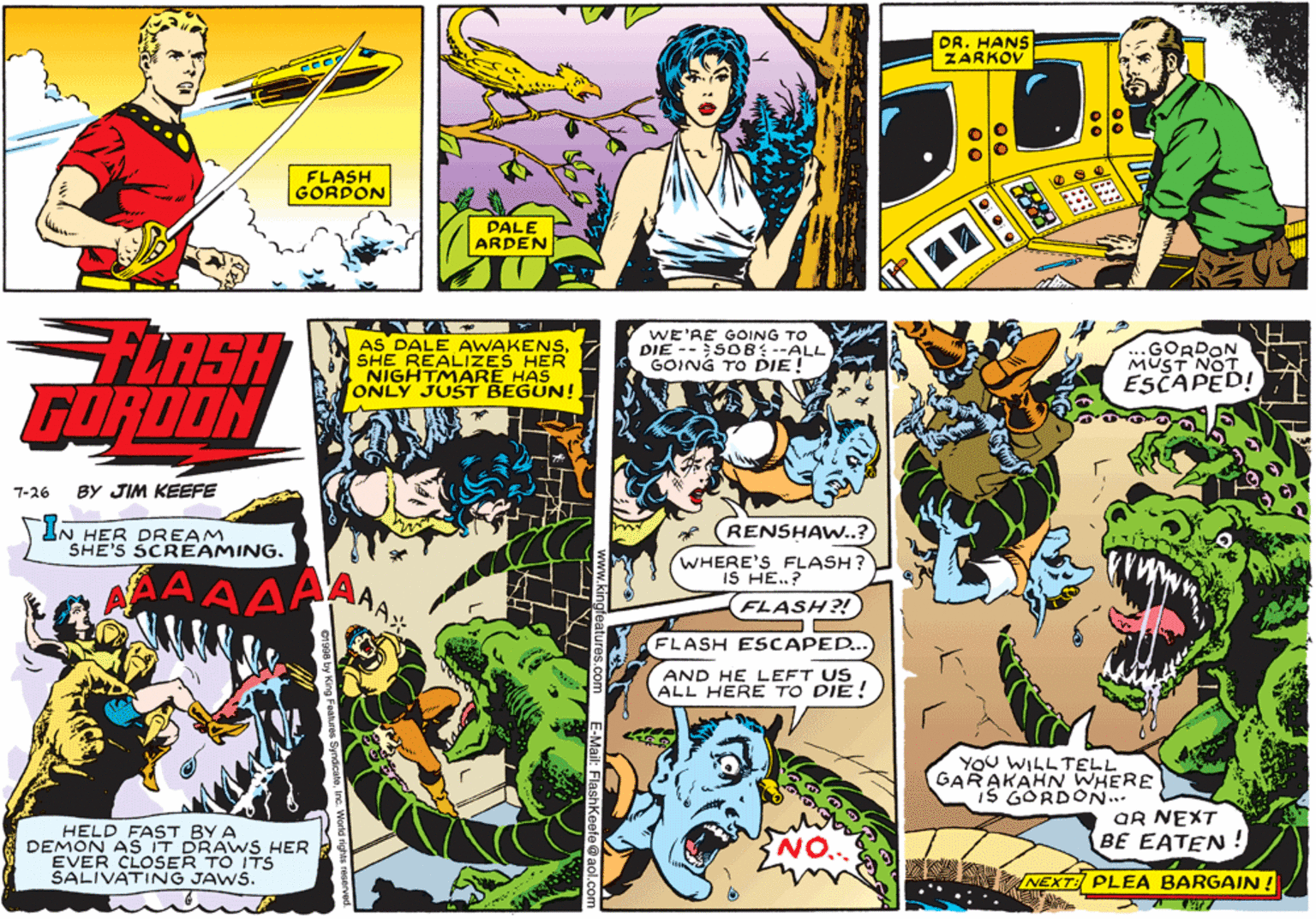 Flash Gordon Comic Strip 1998-07-26 | Comics Kingdom