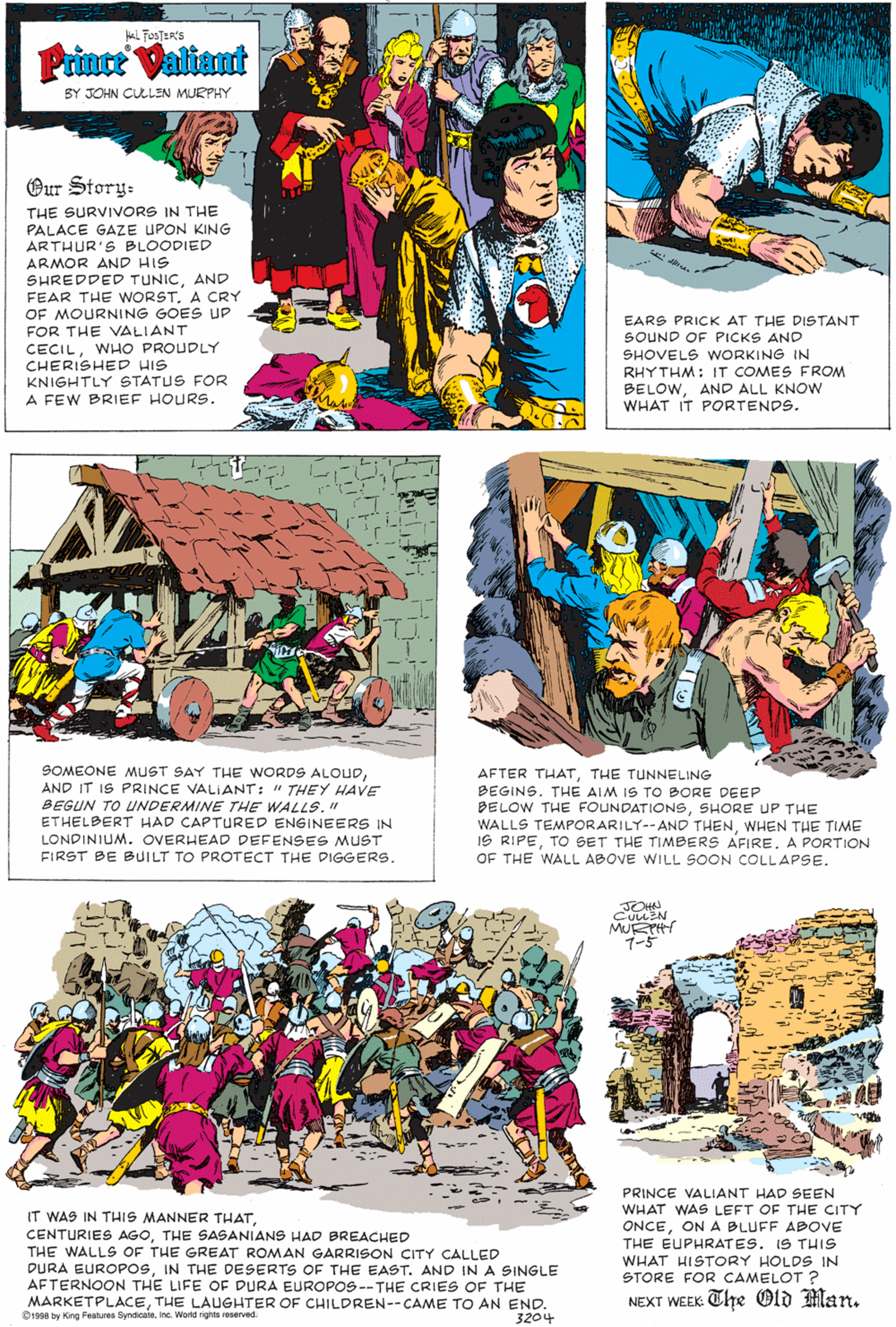 Prince Valiant Comic Strip 1998-07-05 | Comics Kingdom