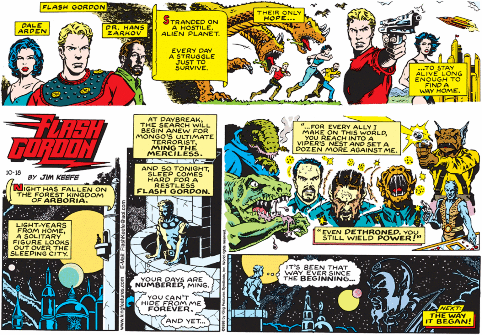 Flash Gordon Comic Strip 1998-10-18 | Comics Kingdom