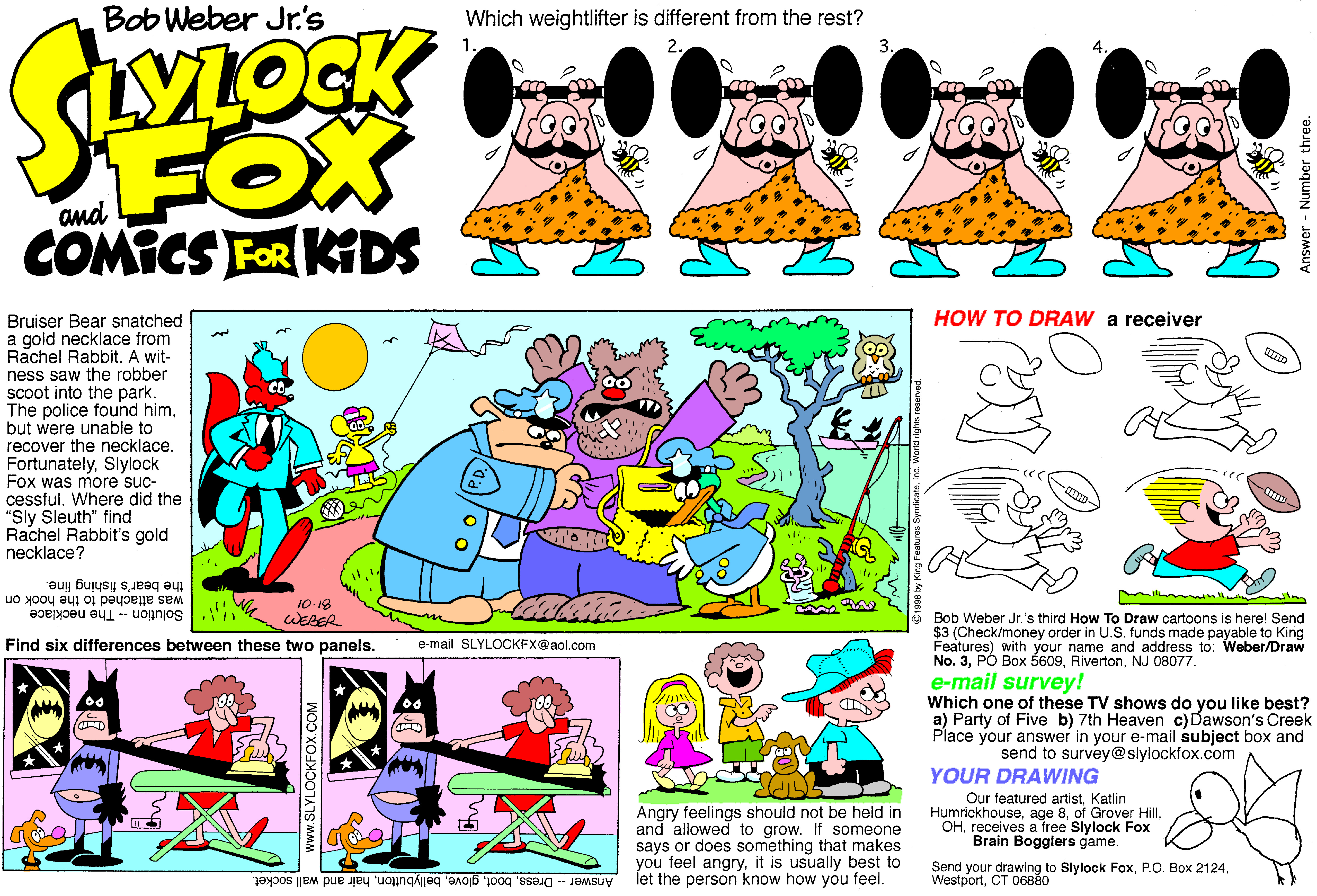 Slylock Fox Comic Strip 1998-10-18 | Comics Kingdom