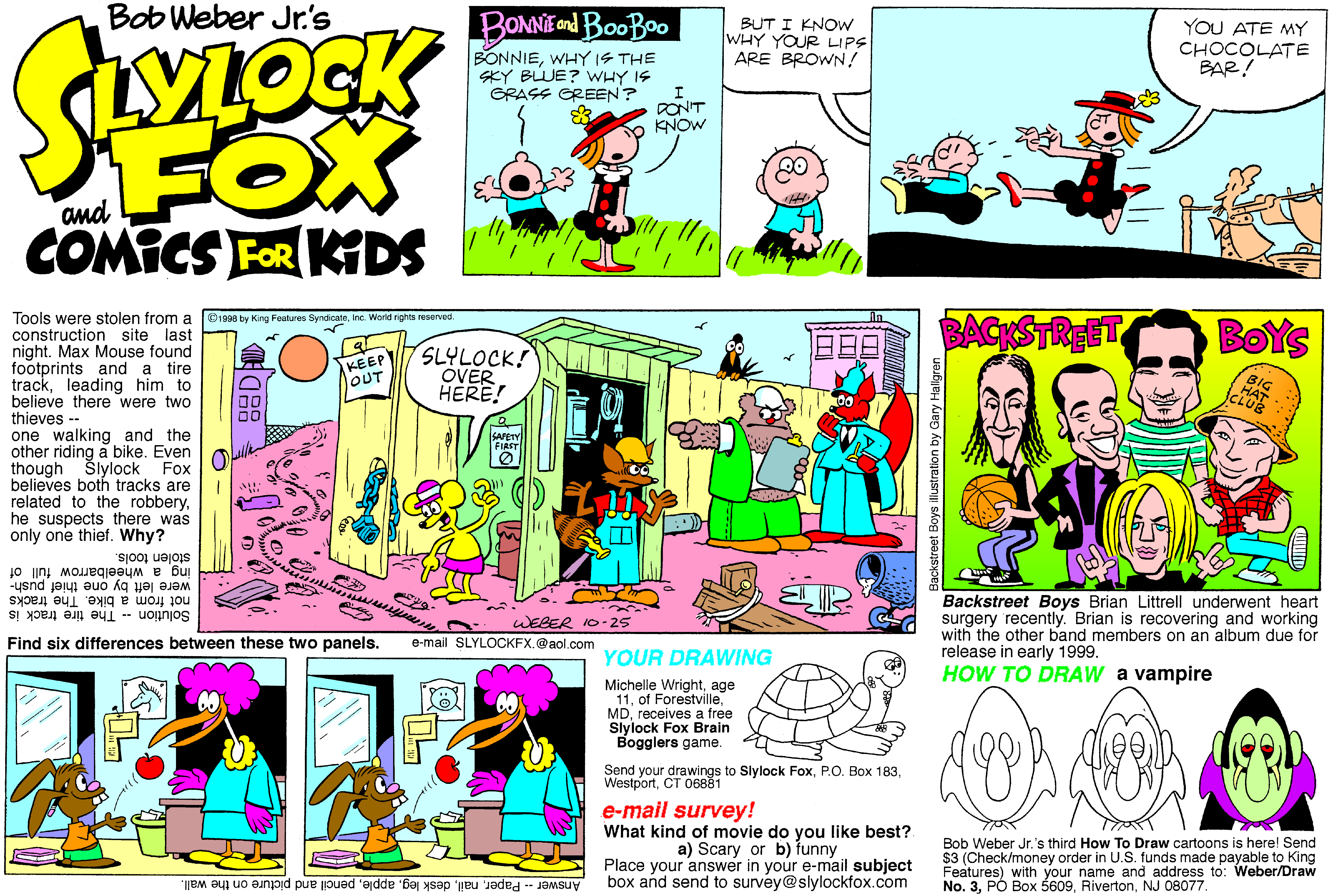 Slylock Fox Comic Strip 1998-10-25 | Comics Kingdom