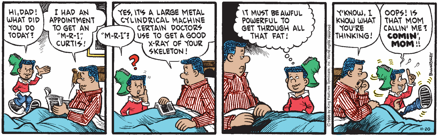 Curtis Comic Strip 1998-11-20 | Comics Kingdom