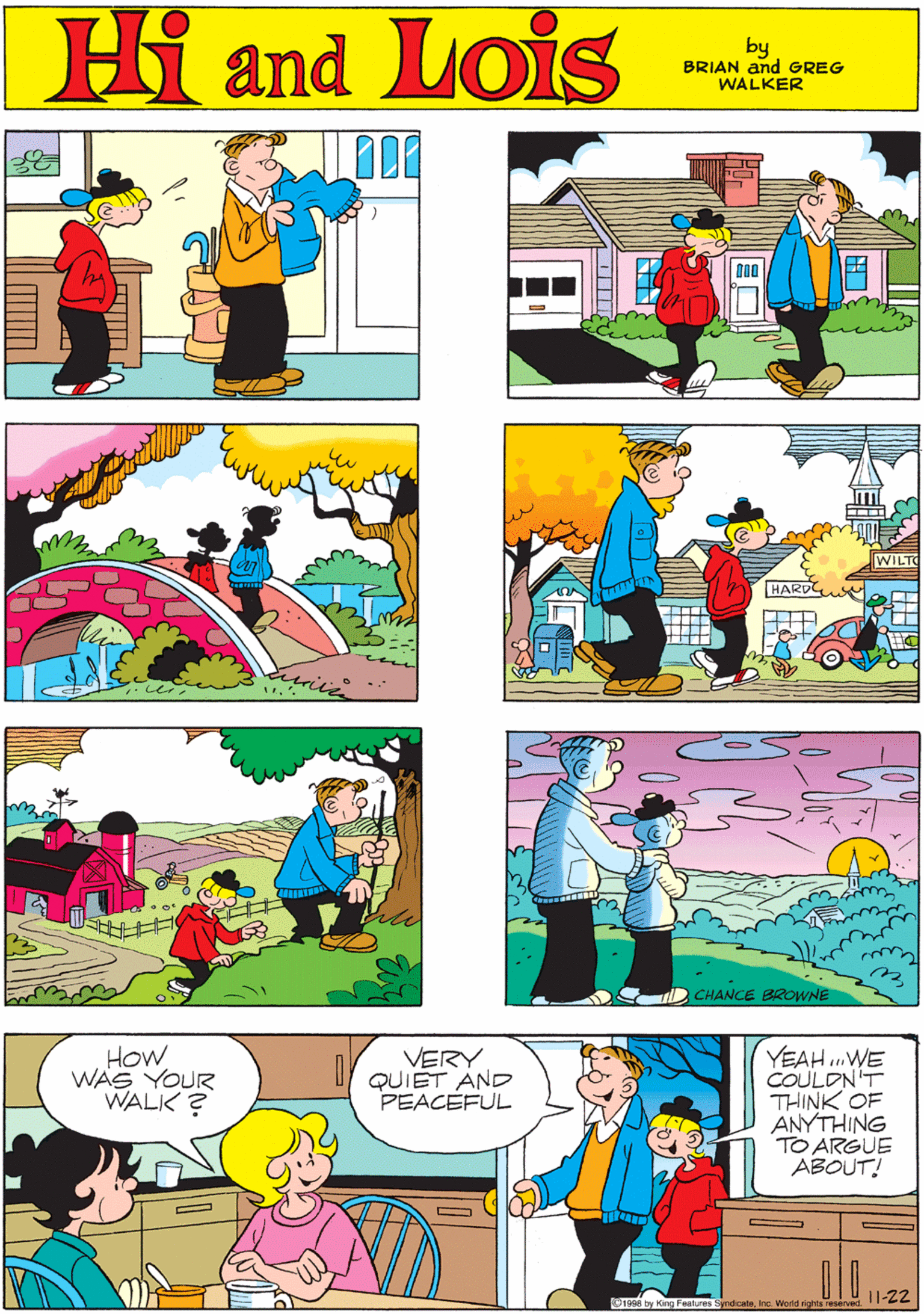 Hi and Lois Comic Strip 1998-11-22 | Comics Kingdom