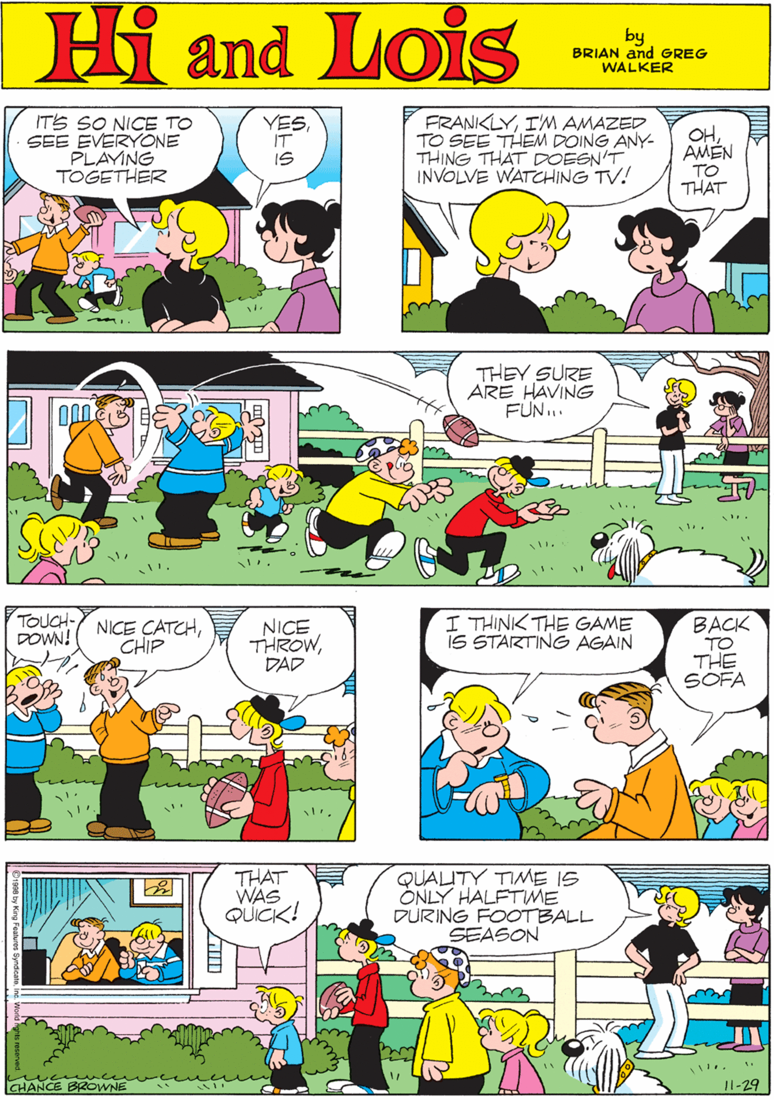 Hi and Lois Comic Strip 1998-11-29 | Comics Kingdom
