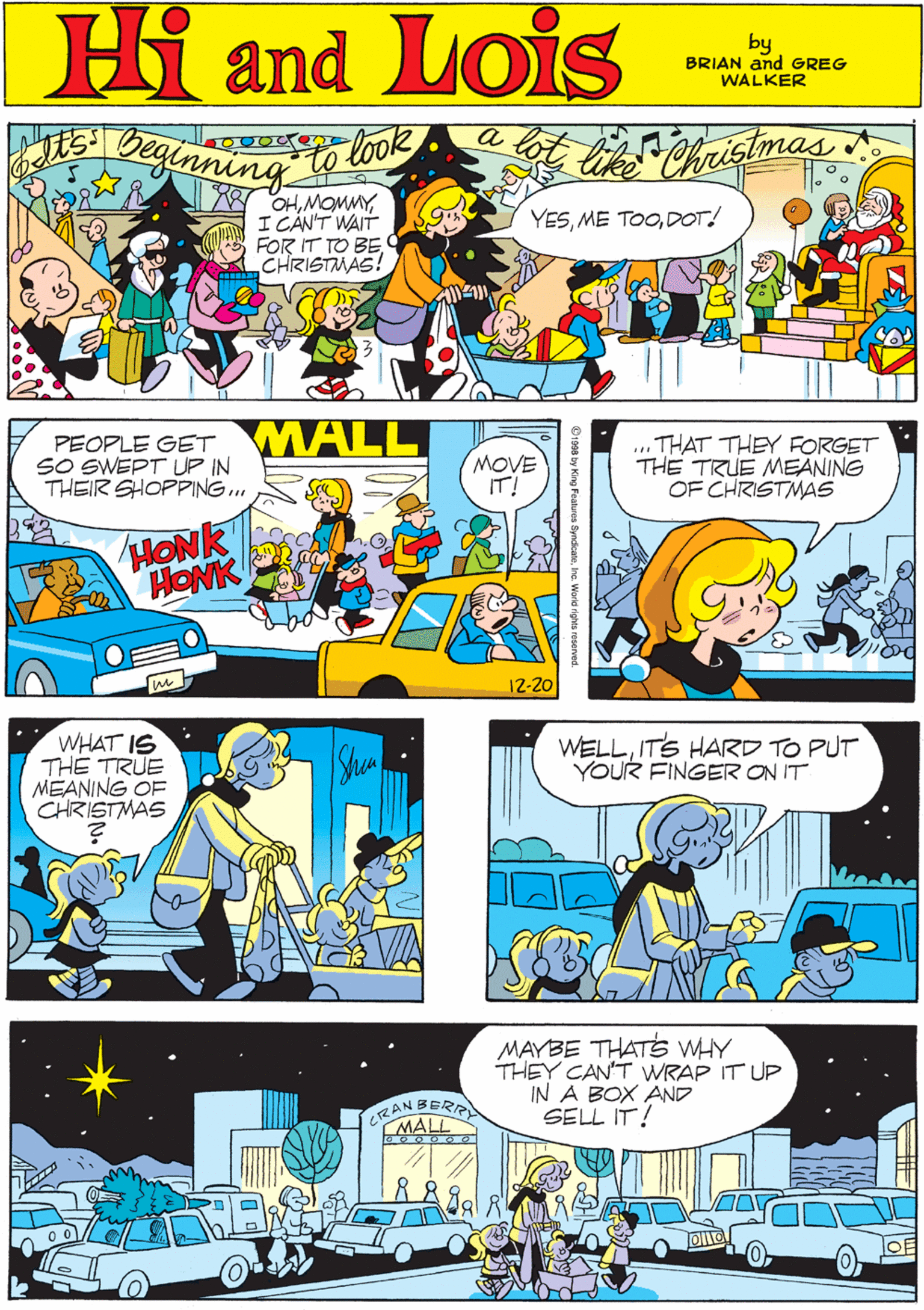 Hi and Lois Comic Strip 1998-12-20 | Comics Kingdom