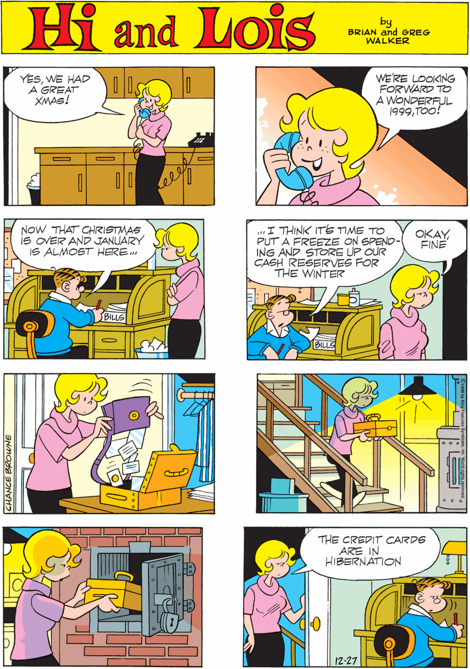 Hi and Lois Comic Strip 1998-12-27 | Comics Kingdom