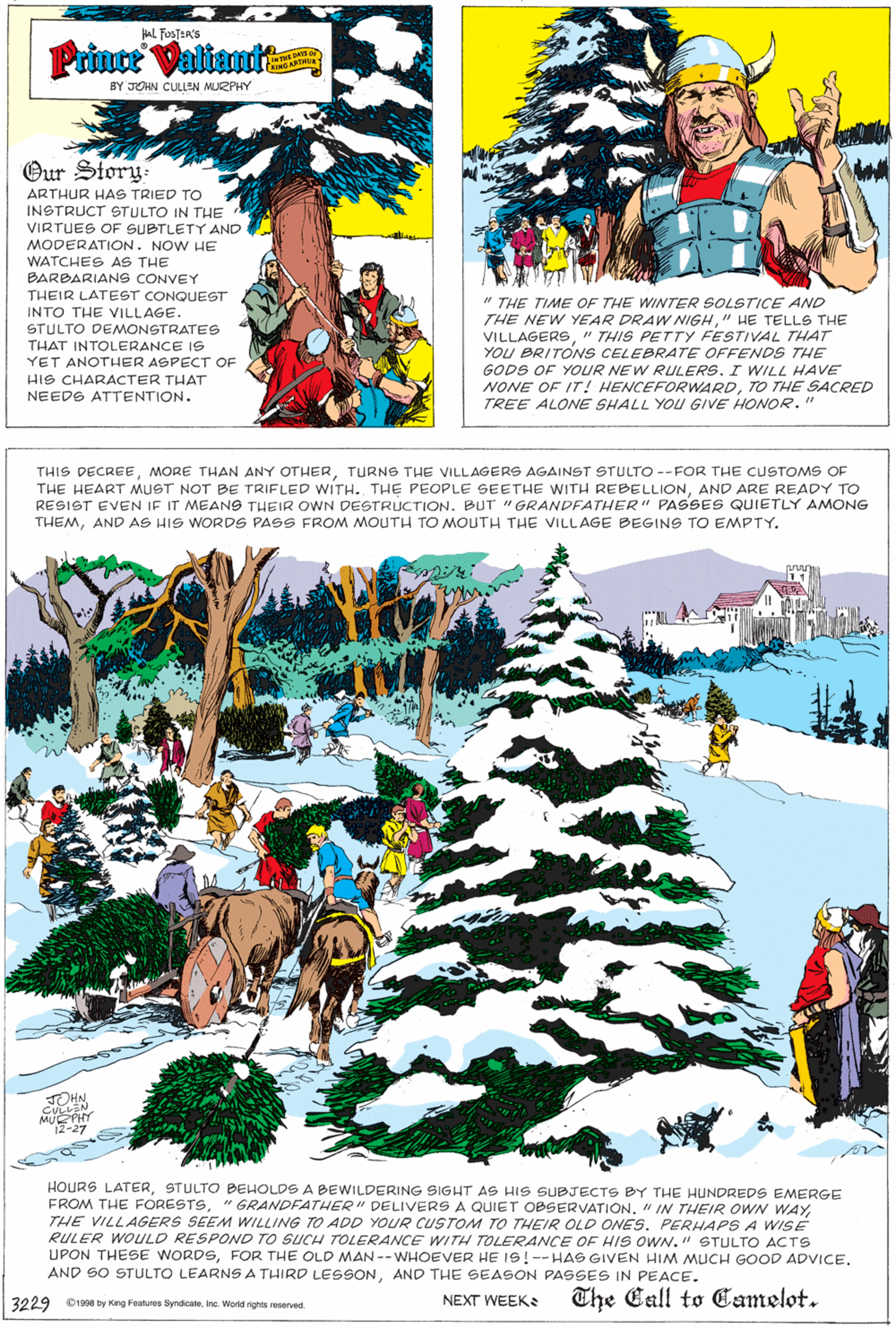 Prince Valiant Comic Strip 1998-12-27 | Comics Kingdom