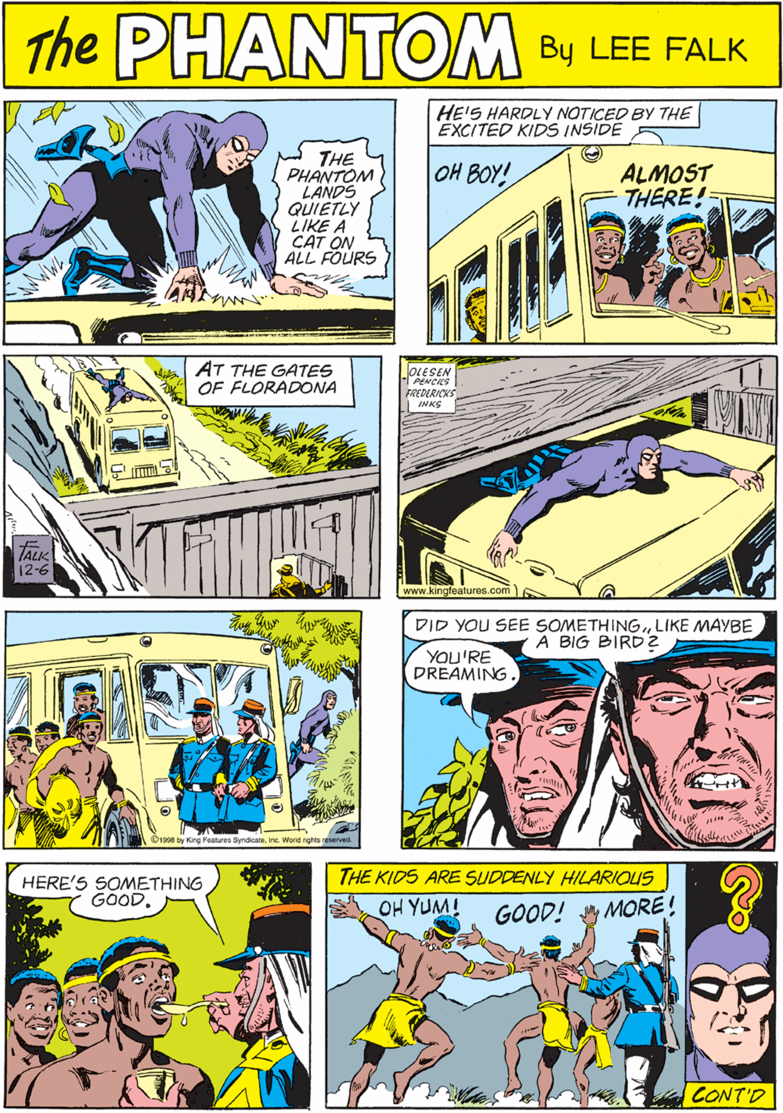 The Phantom Comic Strip 1998-12-06 | Comics Kingdom