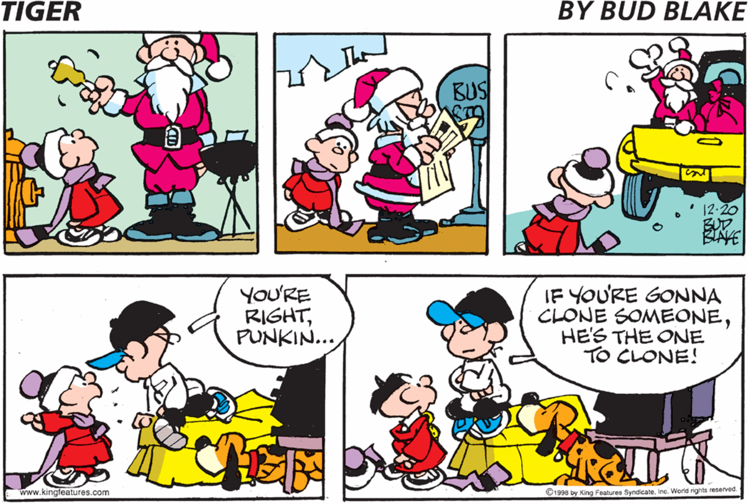 Tiger Comic Strip 1998-12-20 | Comics Kingdom