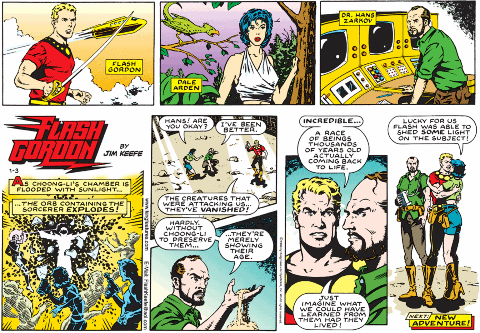 Flash Gordon Comic Strip 1999-01-03 | Comics Kingdom